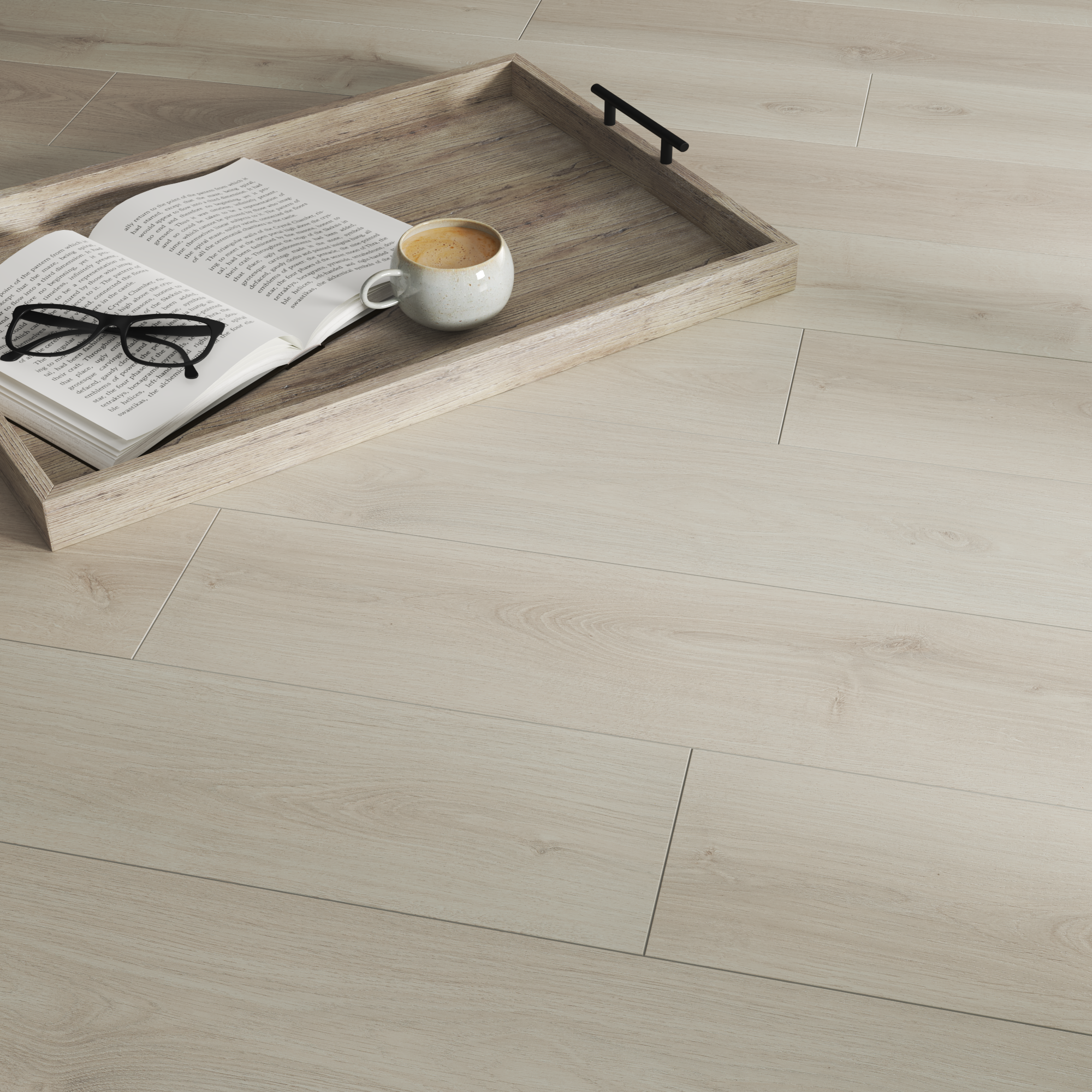 Suelo laminado forte RESISTENTE AL AGUA 8mm Revia efecto madera natural ...