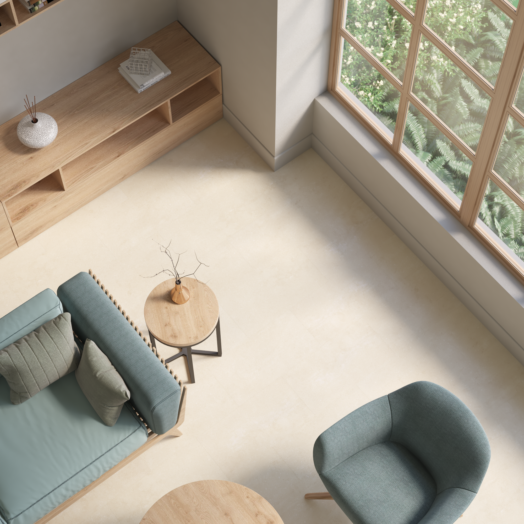 Dalle clipsable forte ARTENS seren beige | Leroy Merlin