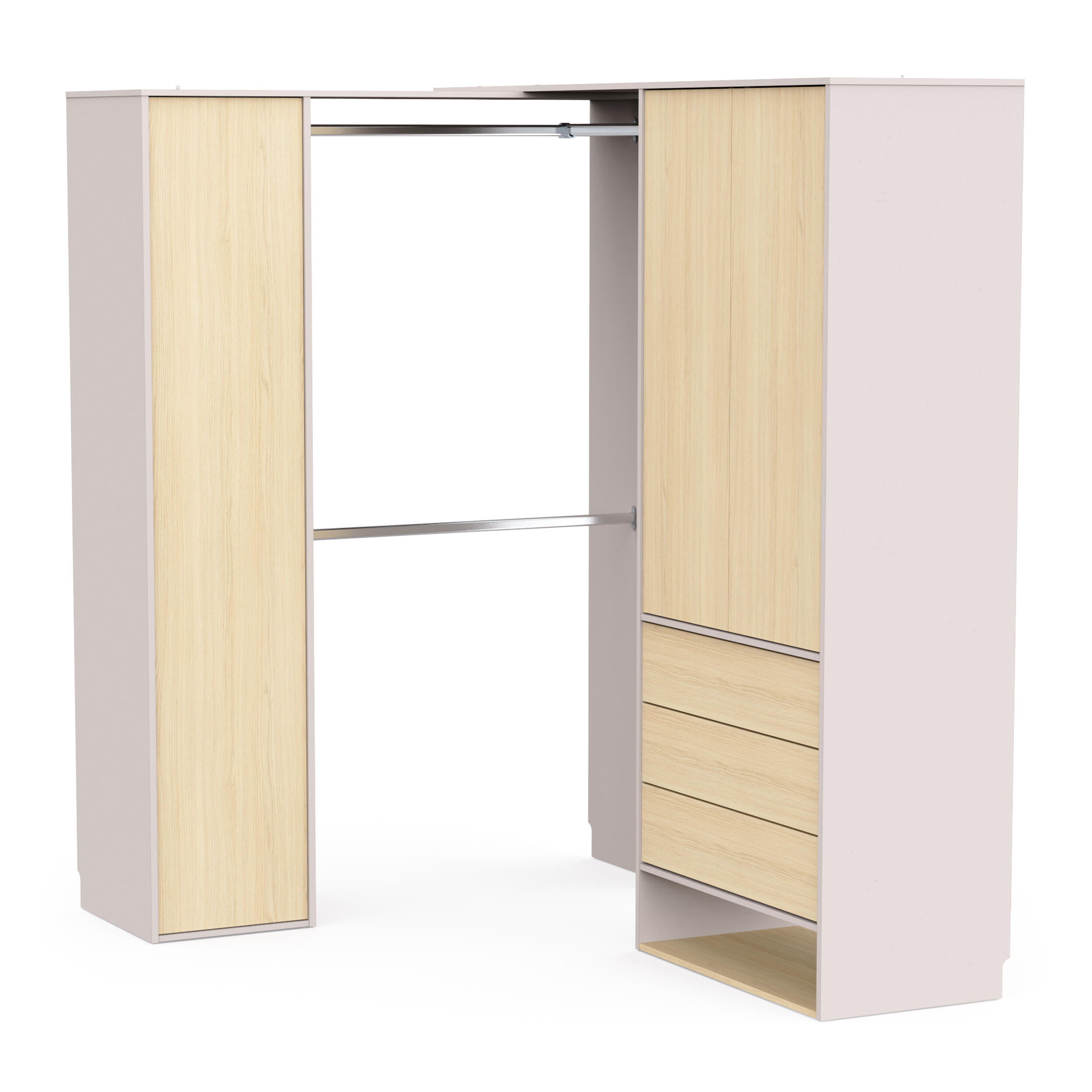 Kit dressing ajustable d'angle / droit Combi H.204,5 x L.291,7 x P.50,2 ...