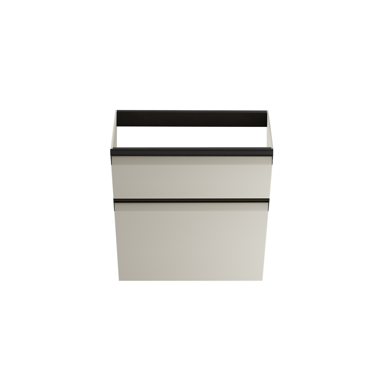 Mobile da bagno sospeso sotto lavabo Fusion L 59.5 x H 60 x P 45.5 cm ...