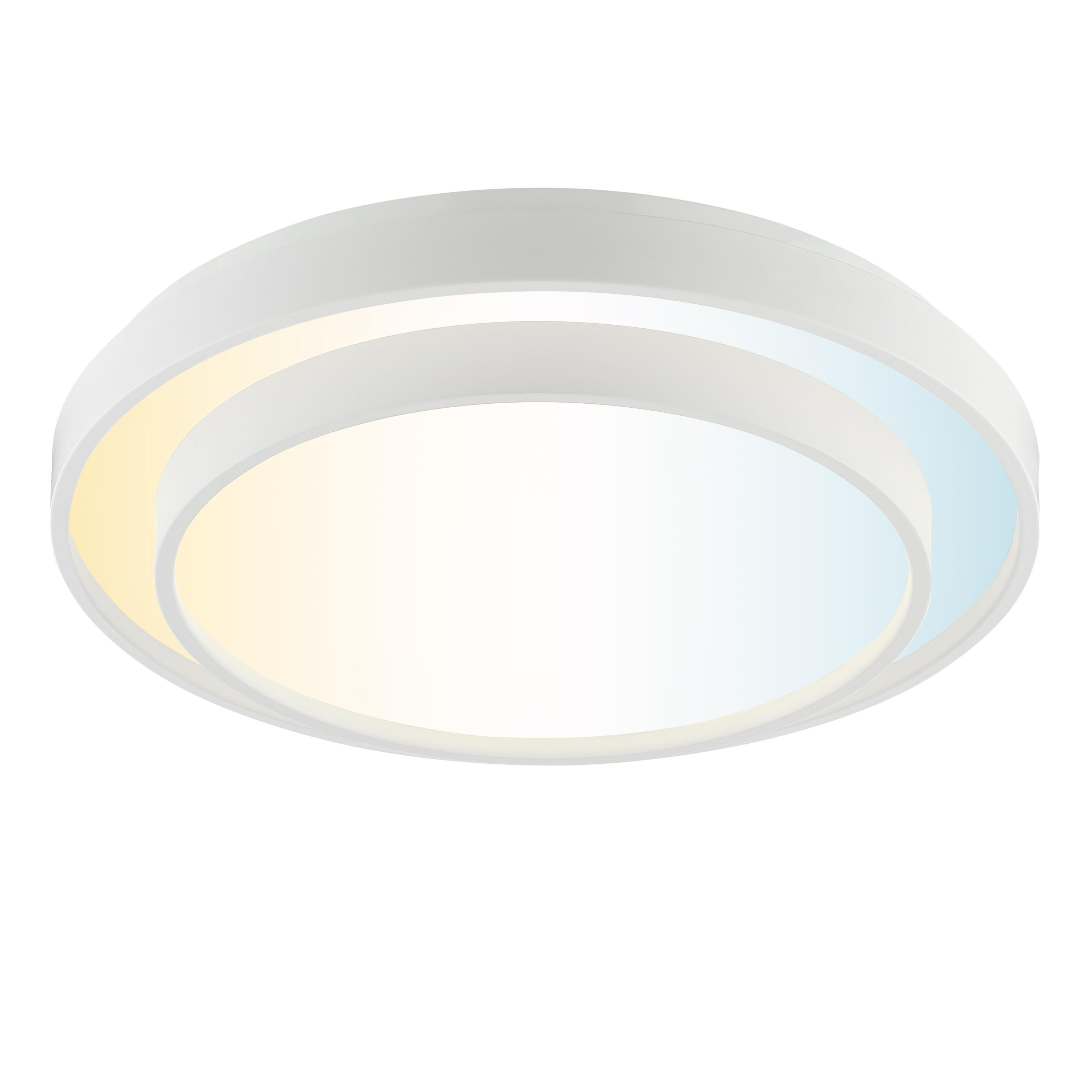 Plafón LED de interior redondo blanco 2400 lm color luz regulable ø38 ...