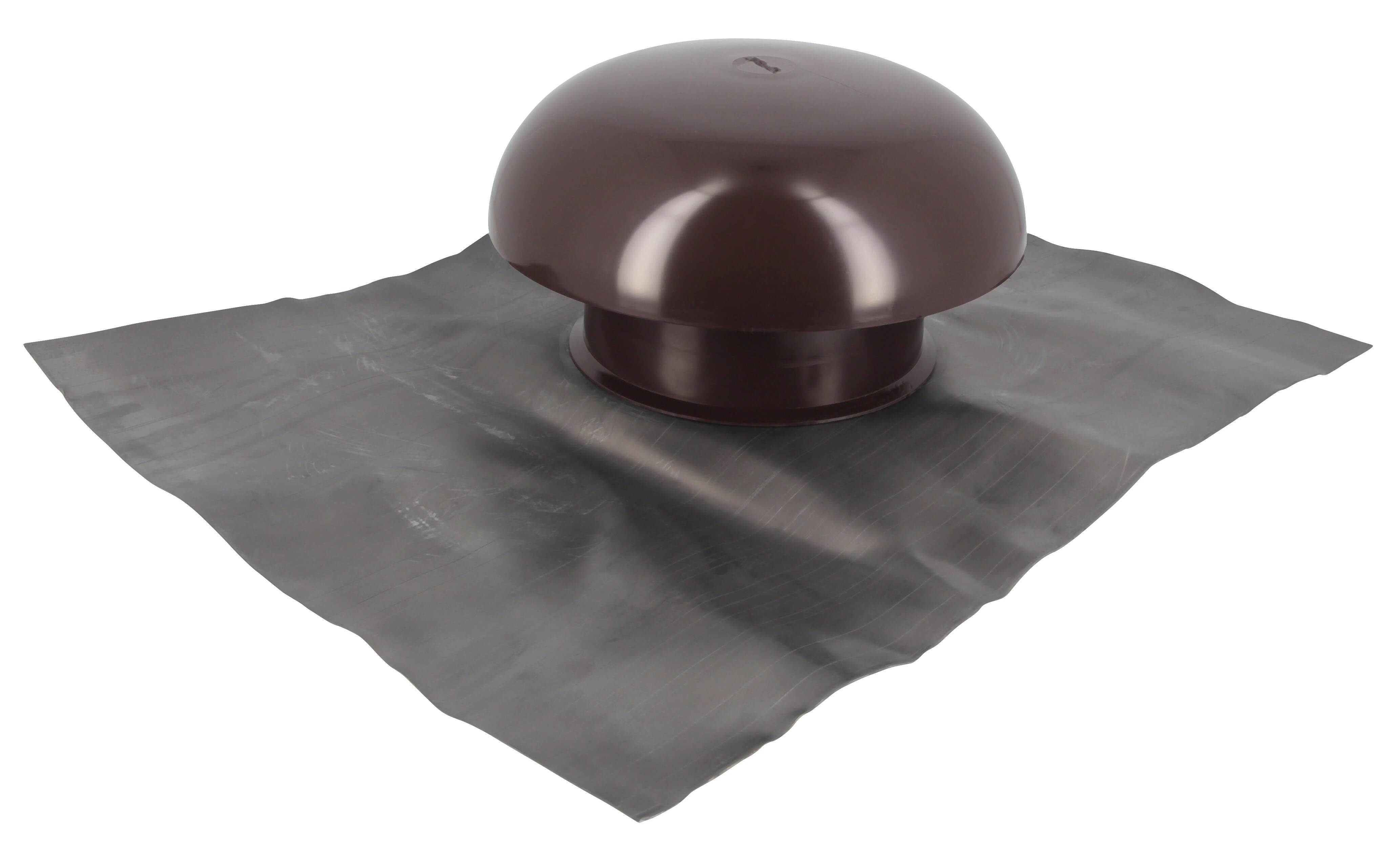 Chapeau de ventilation collerette d'étanchéité pvc rouge tuile GIRPI ...