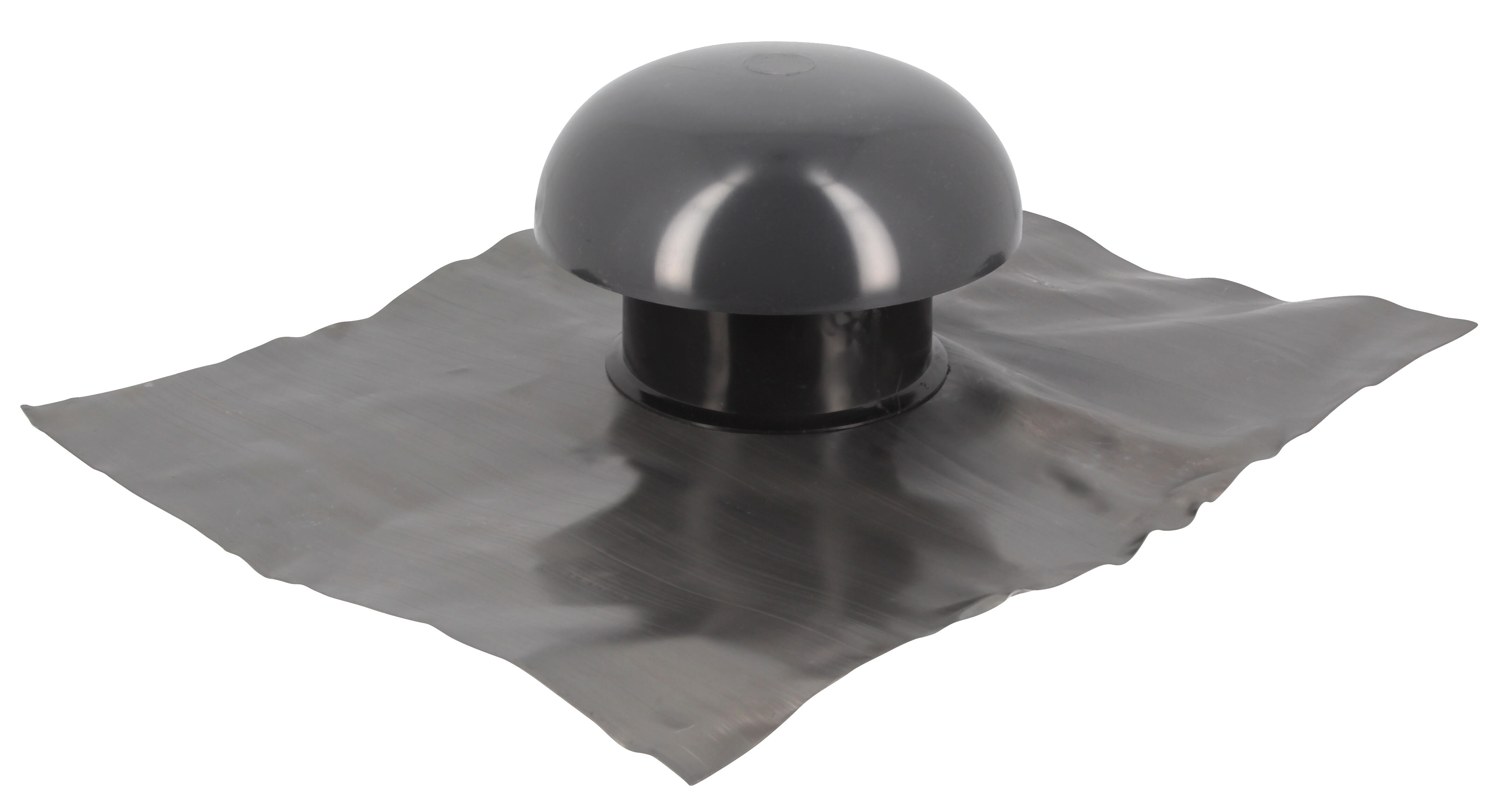 Chapeau de ventilation collerette étanchéité pvc gris ardoise GIRPI ...
