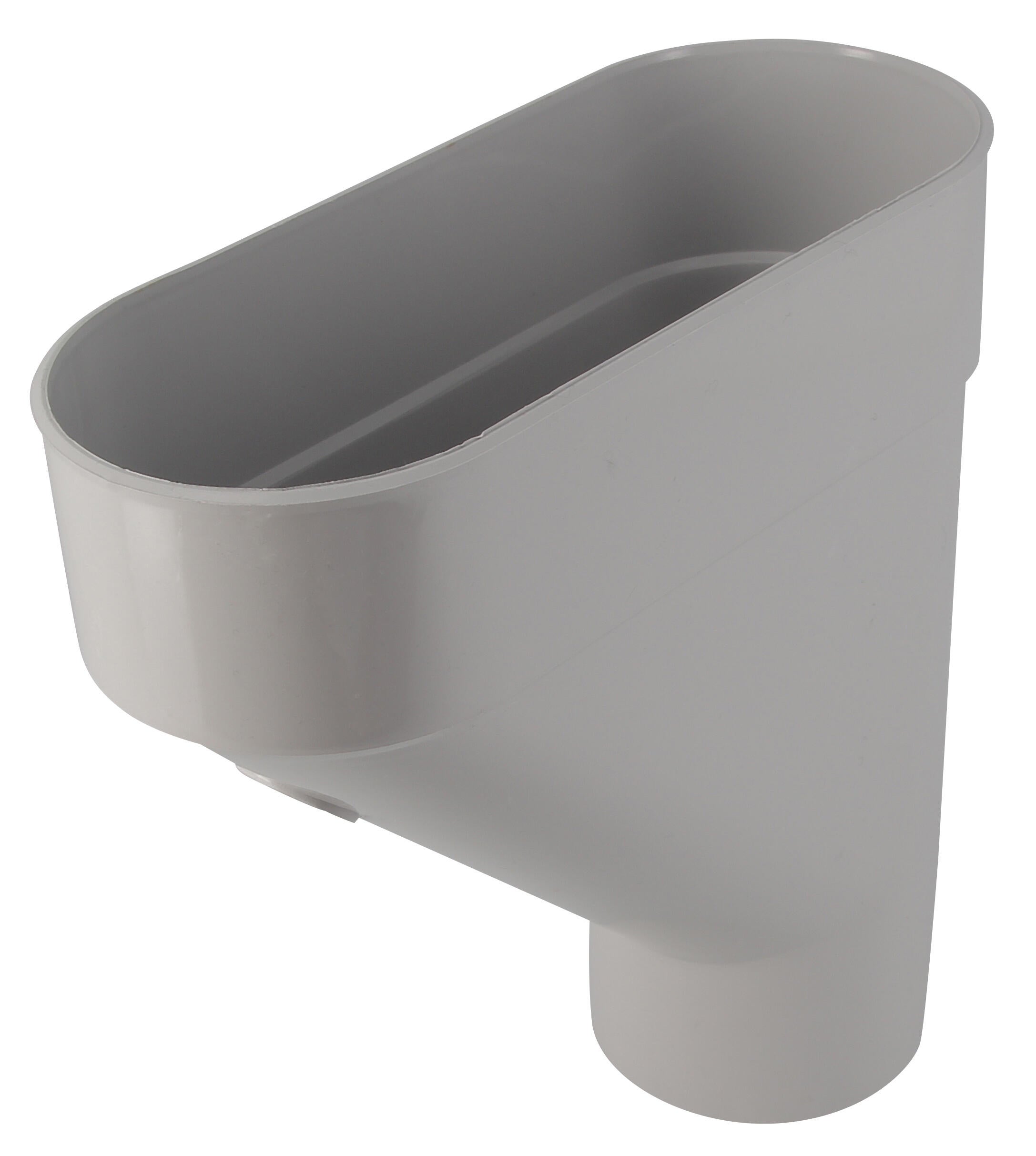 Jambonneau pvc gris GIRPI, Dév.25 cm Diam.80 mm | Leroy Merlin