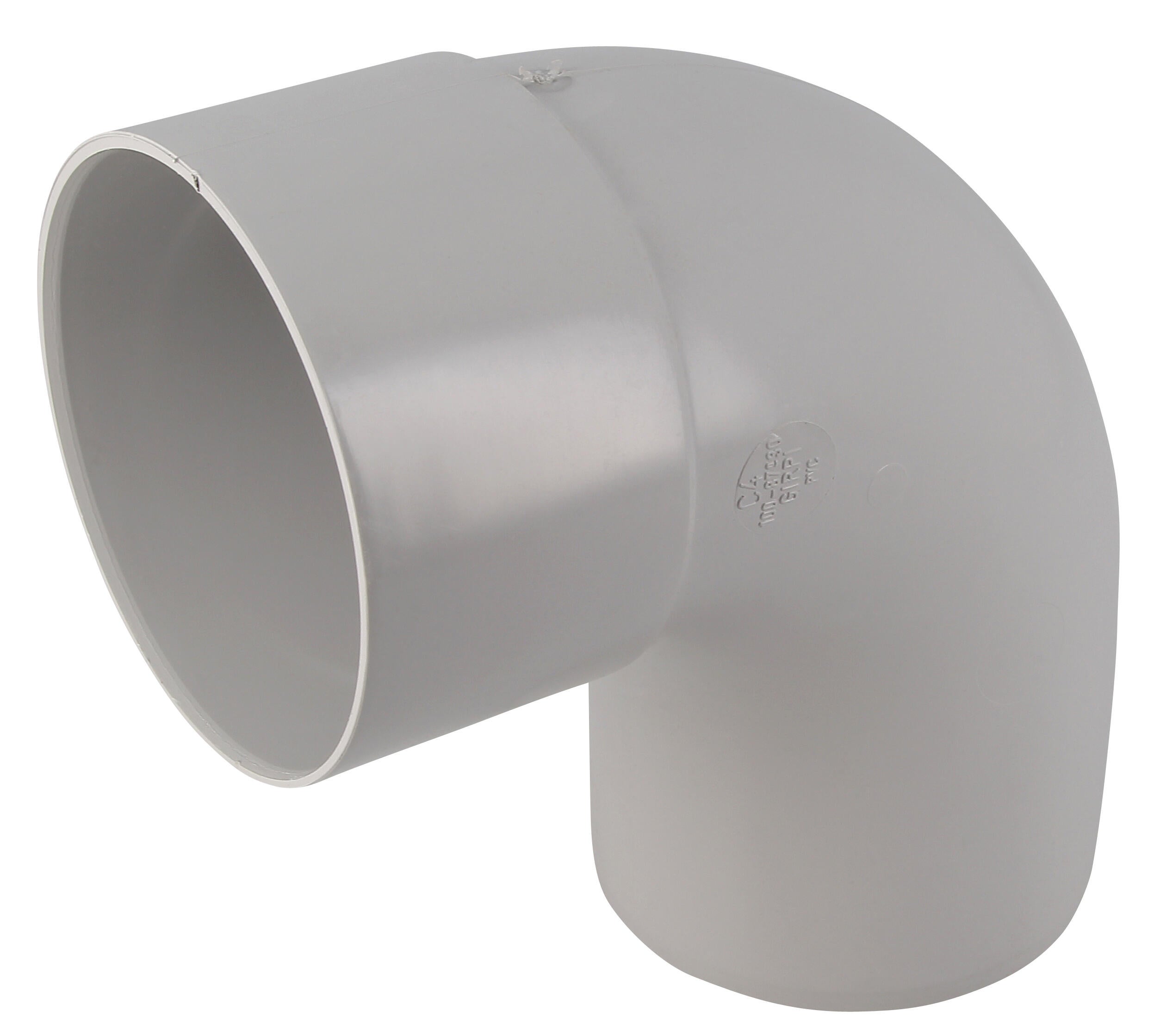 Coude 87.3° pvc gris GIRPI, Dév.33 cm Diam.100 mm | Leroy Merlin