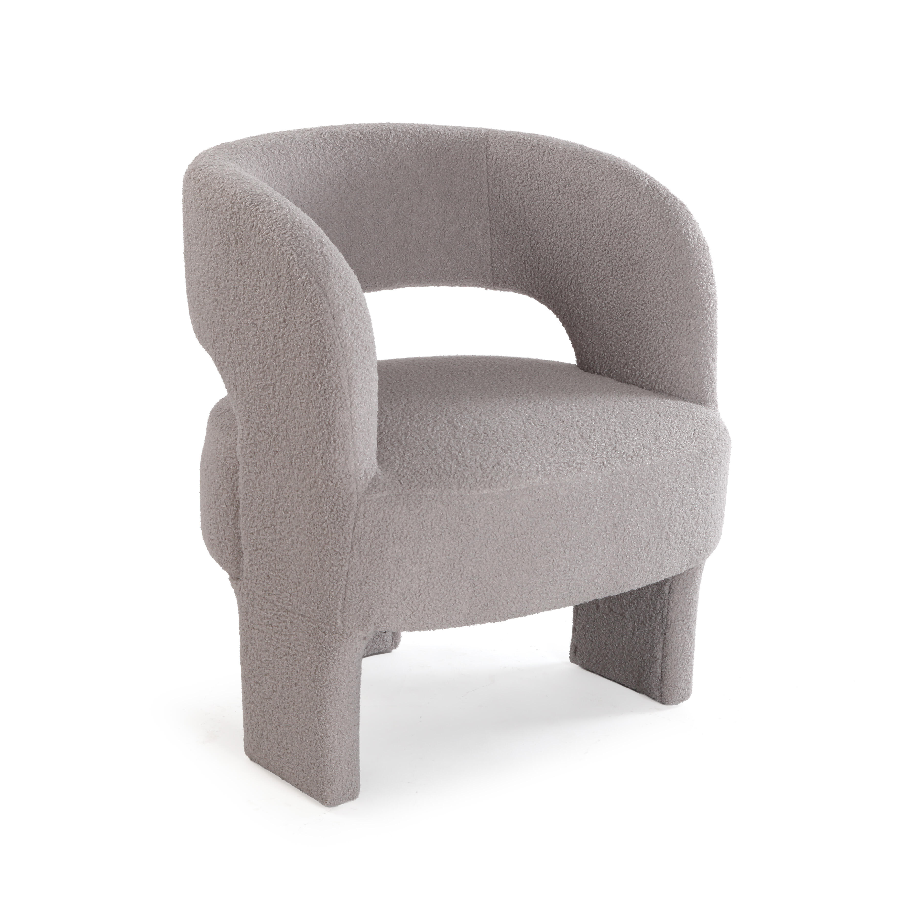 Sillón de 1 plaza Nasser de 68x78x64 cm de color gris | Leroy Merlin