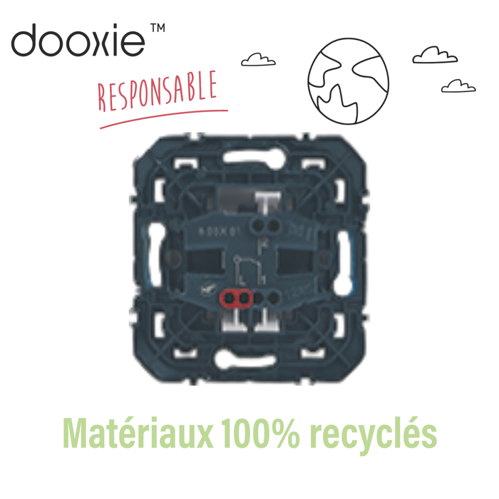 Double interrupteur va-et-vient complet connecté , LEGRAND Dooxie ...