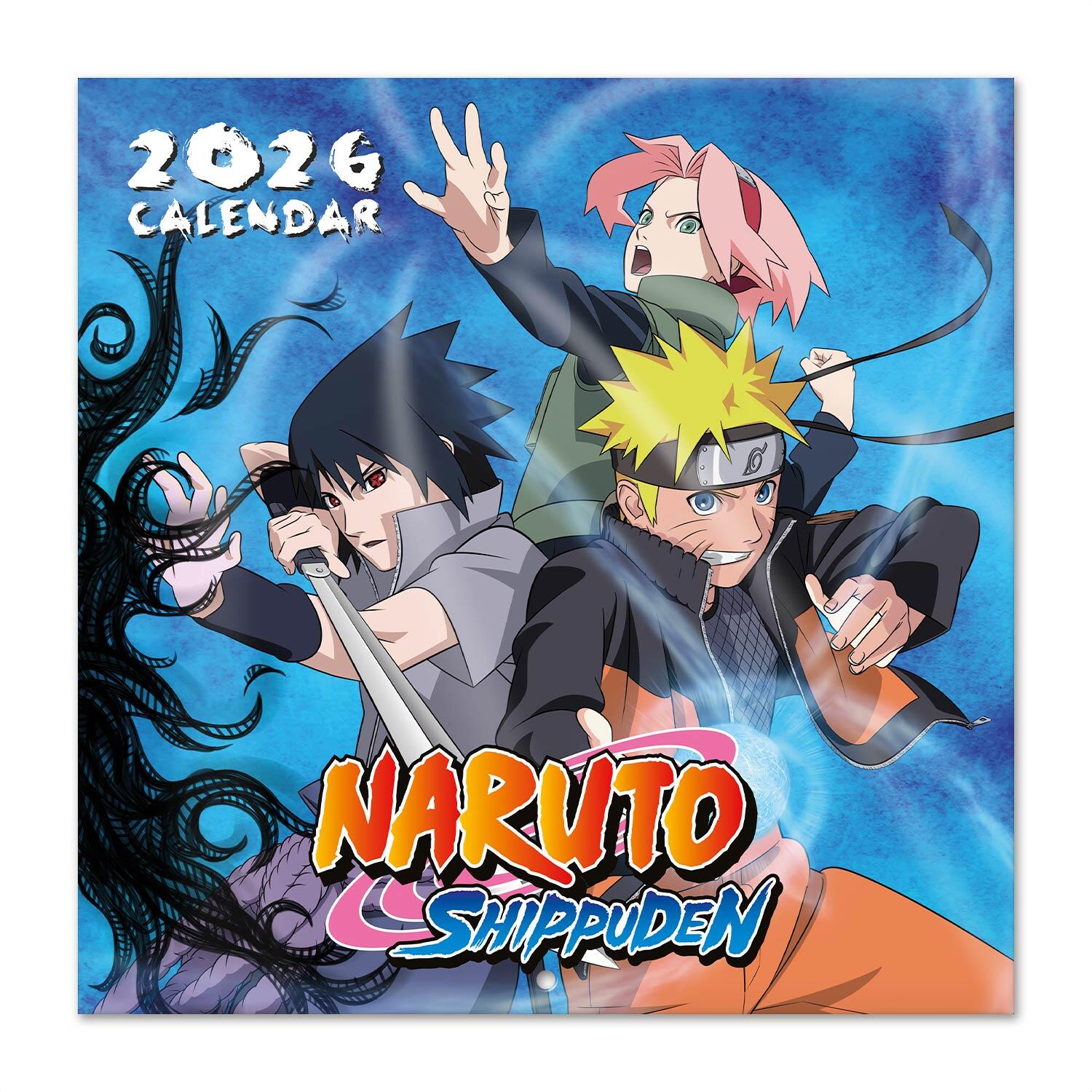 Calendario 2026 Naruto Shippuden de 30x30 cm | Leroy Merlin