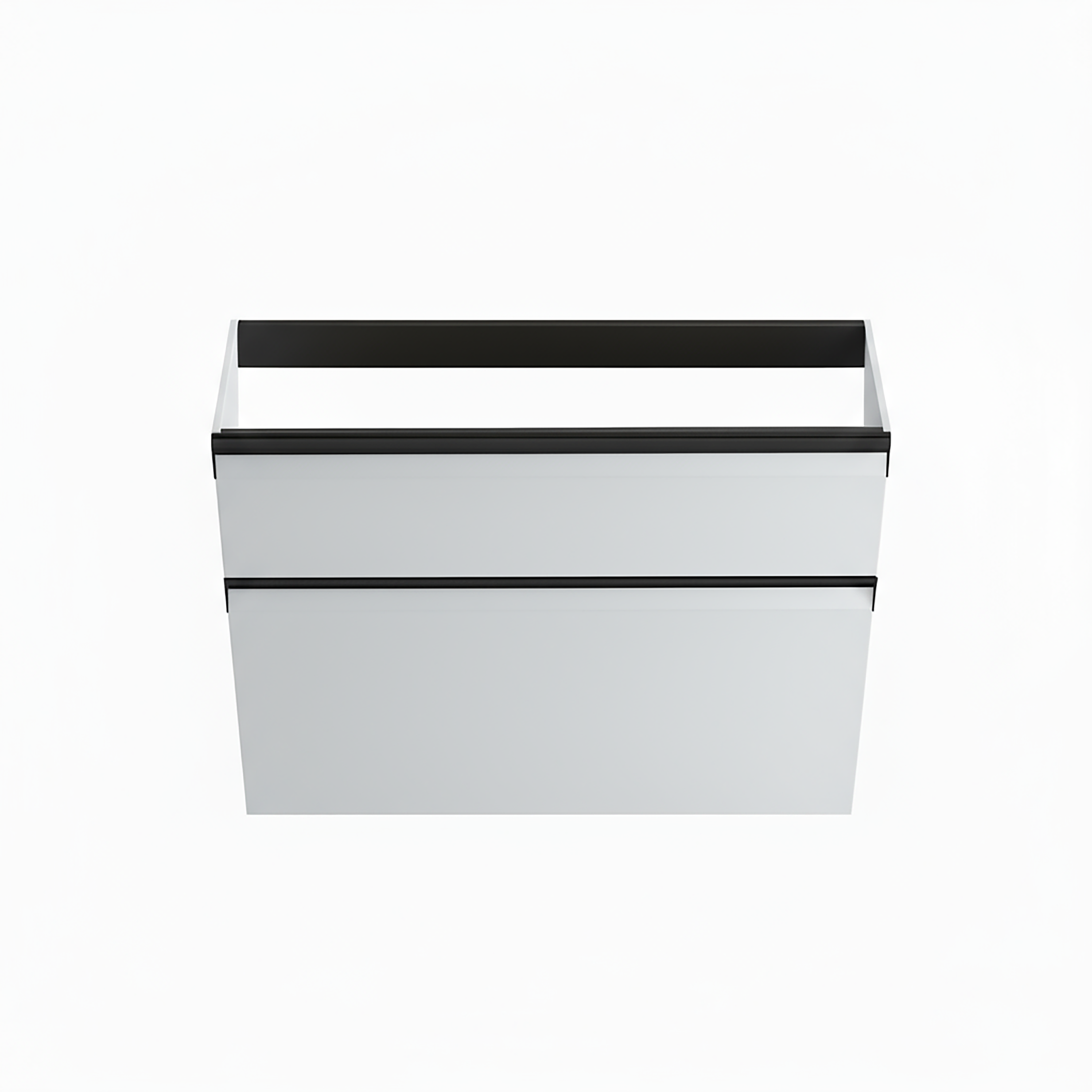 Mobile da bagno sospeso sotto lavabo Fusion L 79.5 x H 60 x P 45.5 cm ...