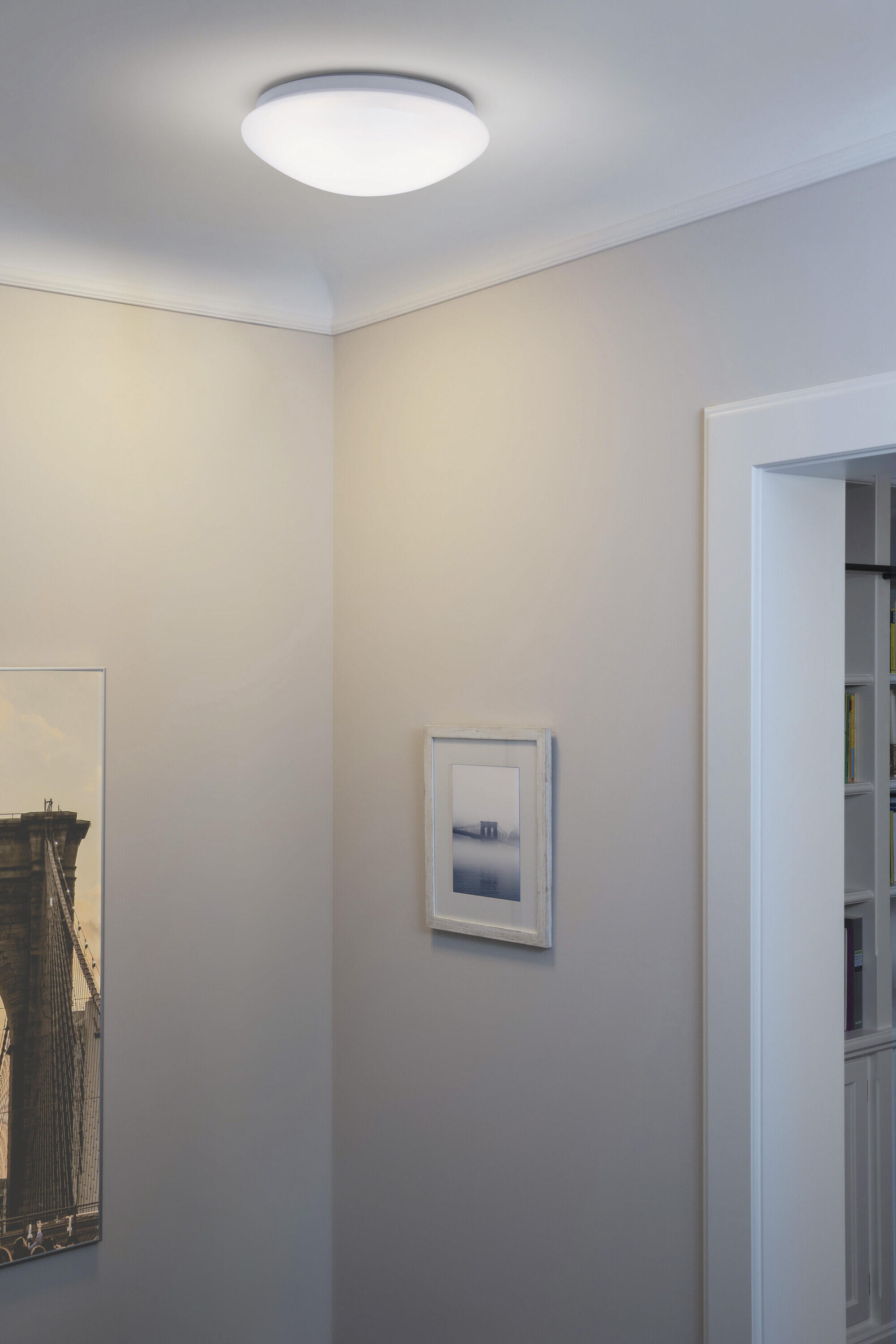 Plafón LED redondo blanco 1920 lm blanco frío ø40 cm IP20 | Leroy Merlin