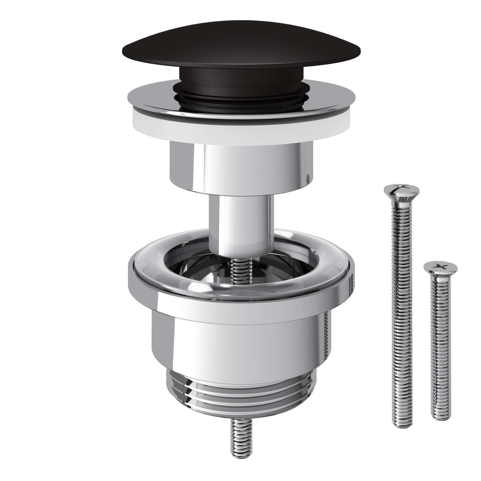 Piletta per lavabo click-clack EQUATION attacco 1 1/4" foro Ø 32 mm in ...