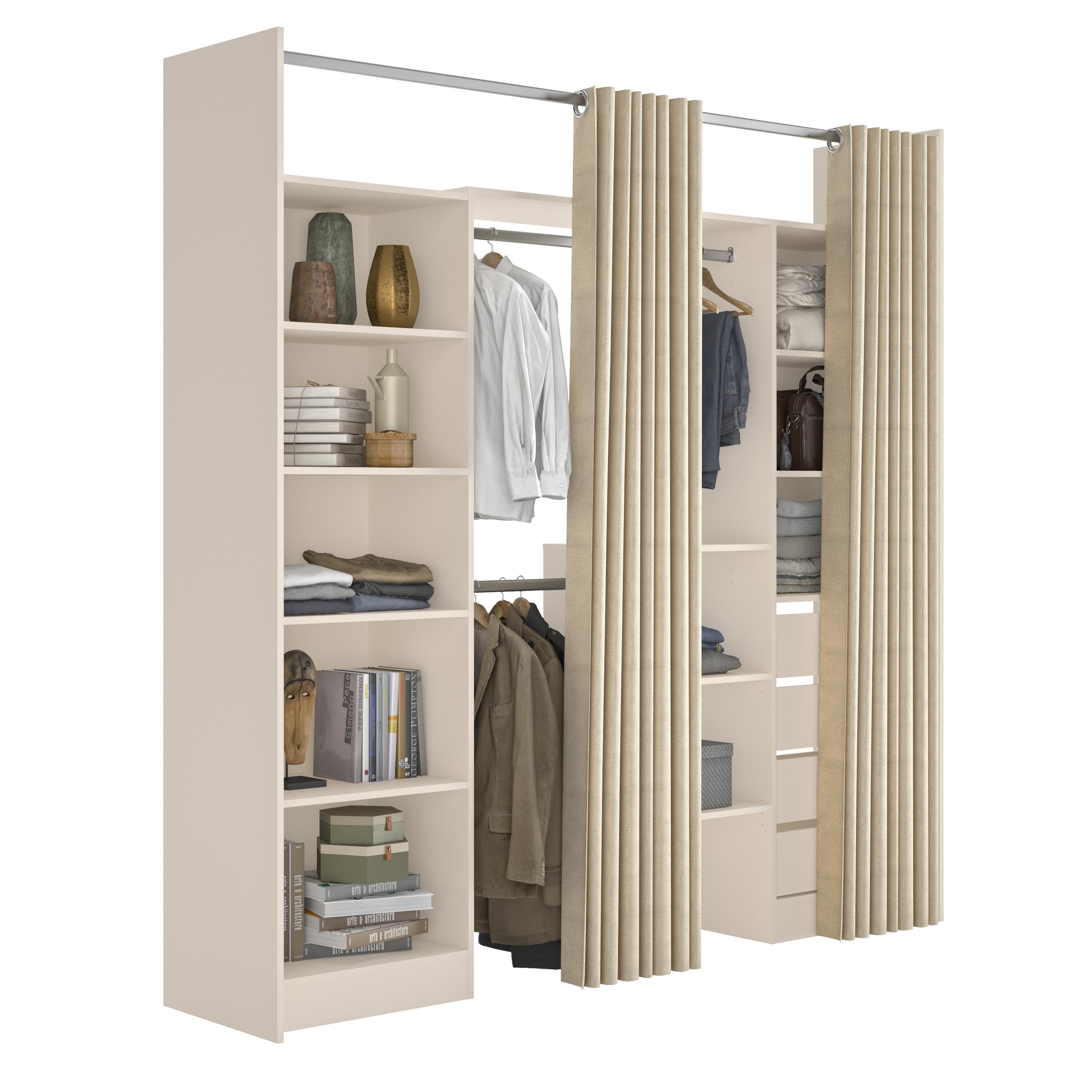 Kit dressing extensible Solis cachemire H.160 x L.160/220 x P.50 cm ...