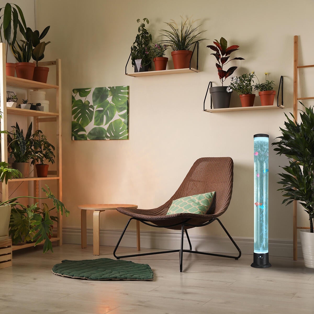 Lampe LED Dory xl , pvc, noir, H.90 cm, | Leroy Merlin