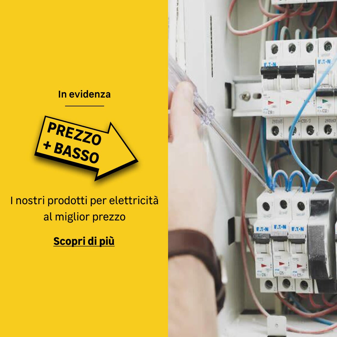 Il nostro prezzo più basso elettricità, automazioni e fotovoltaico ...