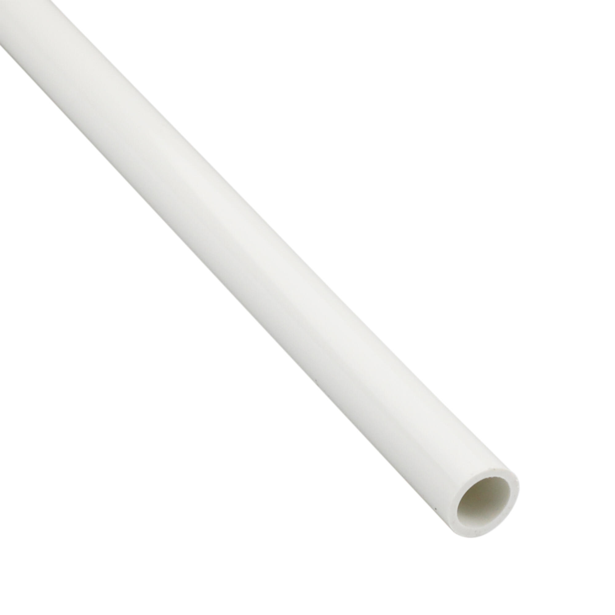 Tube rond pvc verni blanc lisse, L.1000 mm x Diam.12 mm | Leroy Merlin