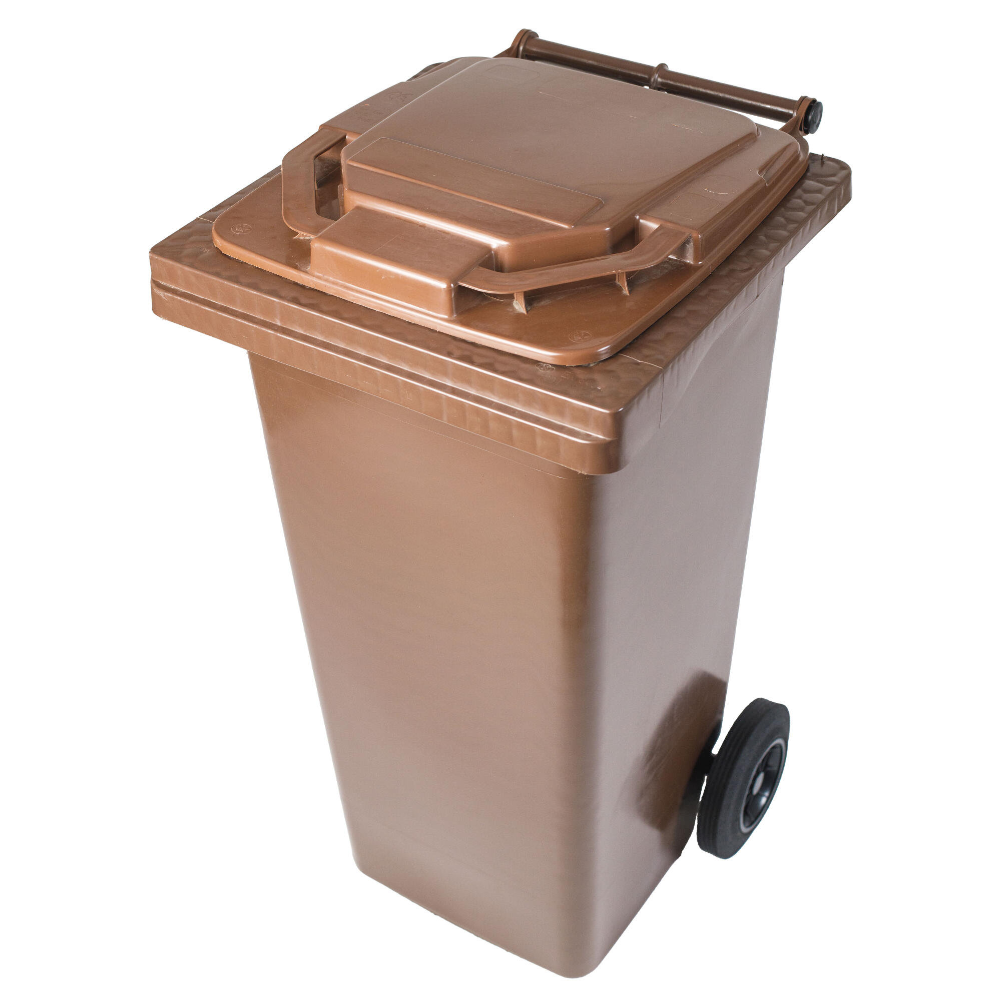 Pubela gunoi Napochim, HDPE, 120 L, maro | Leroy Merlin
