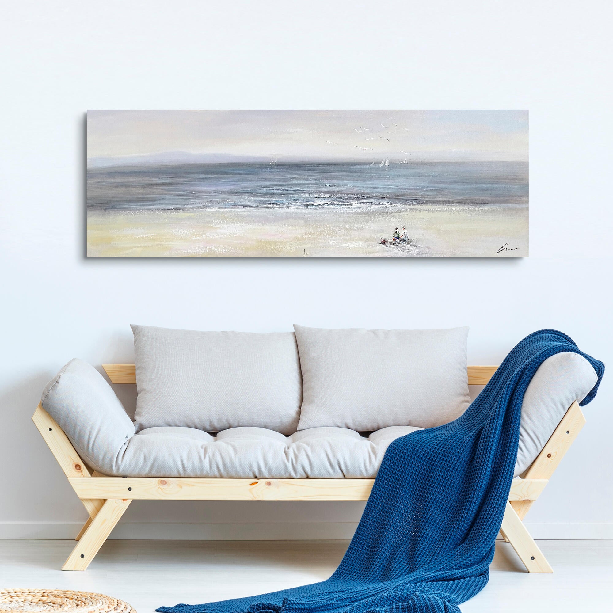 Pintura impresa sin marco Atardecer 50x150cm | Leroy Merlin