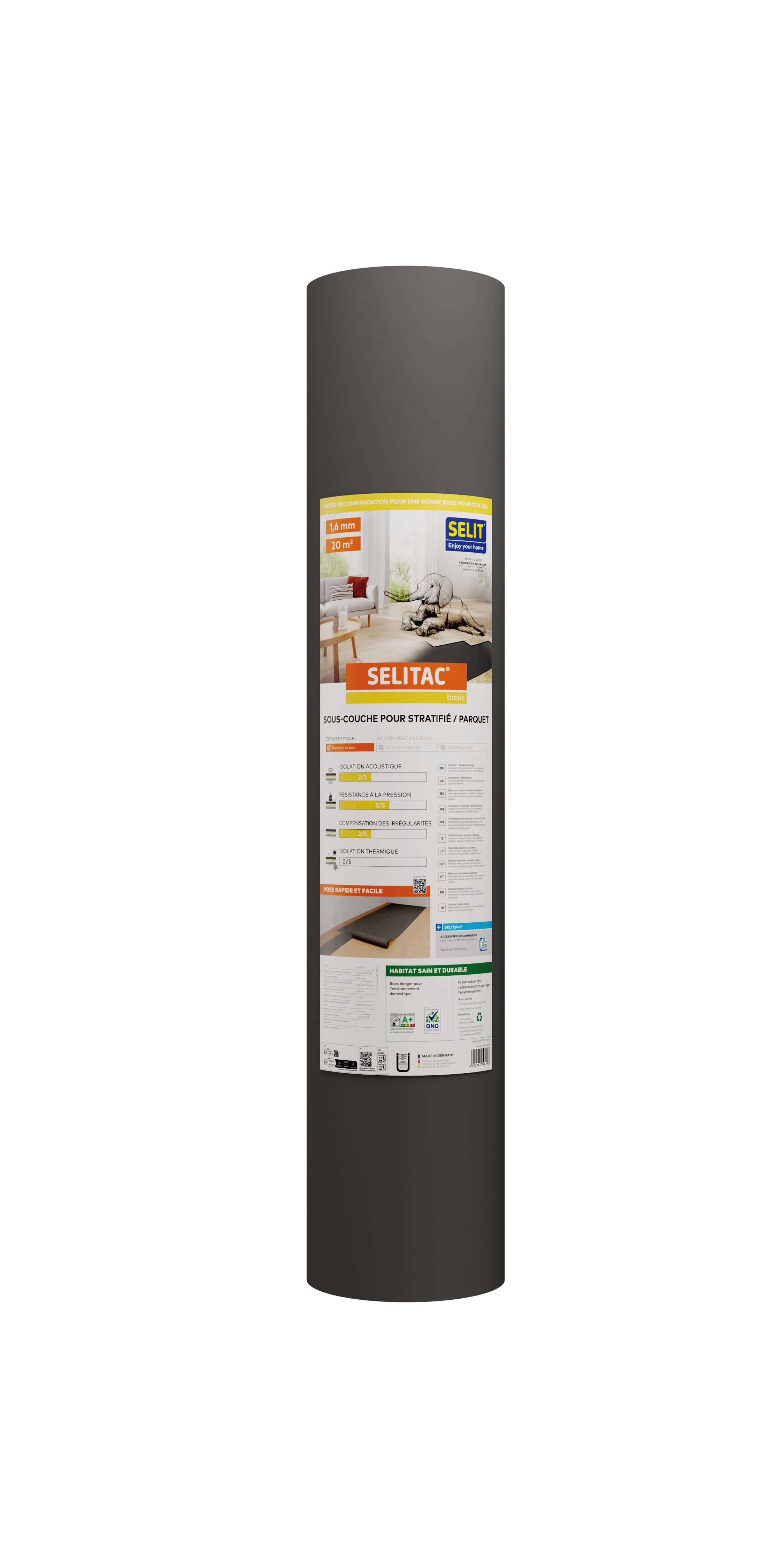 SOUS-COUCHE SELITAC BASIC 1,6 MM | Bricoman