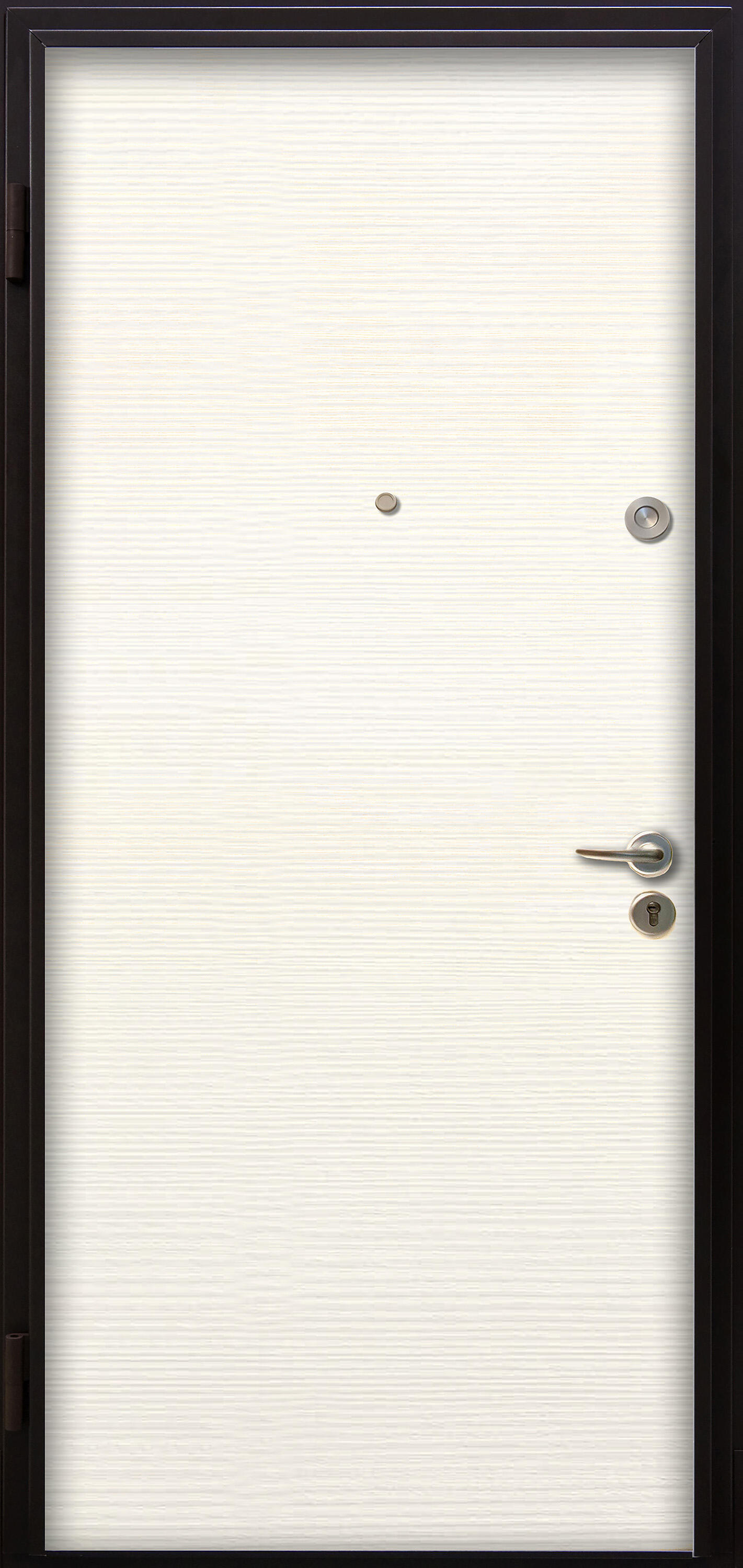 Porta blindata MASTER BIOKEY L 90 x H 210 cm noce/bianco matrix ...