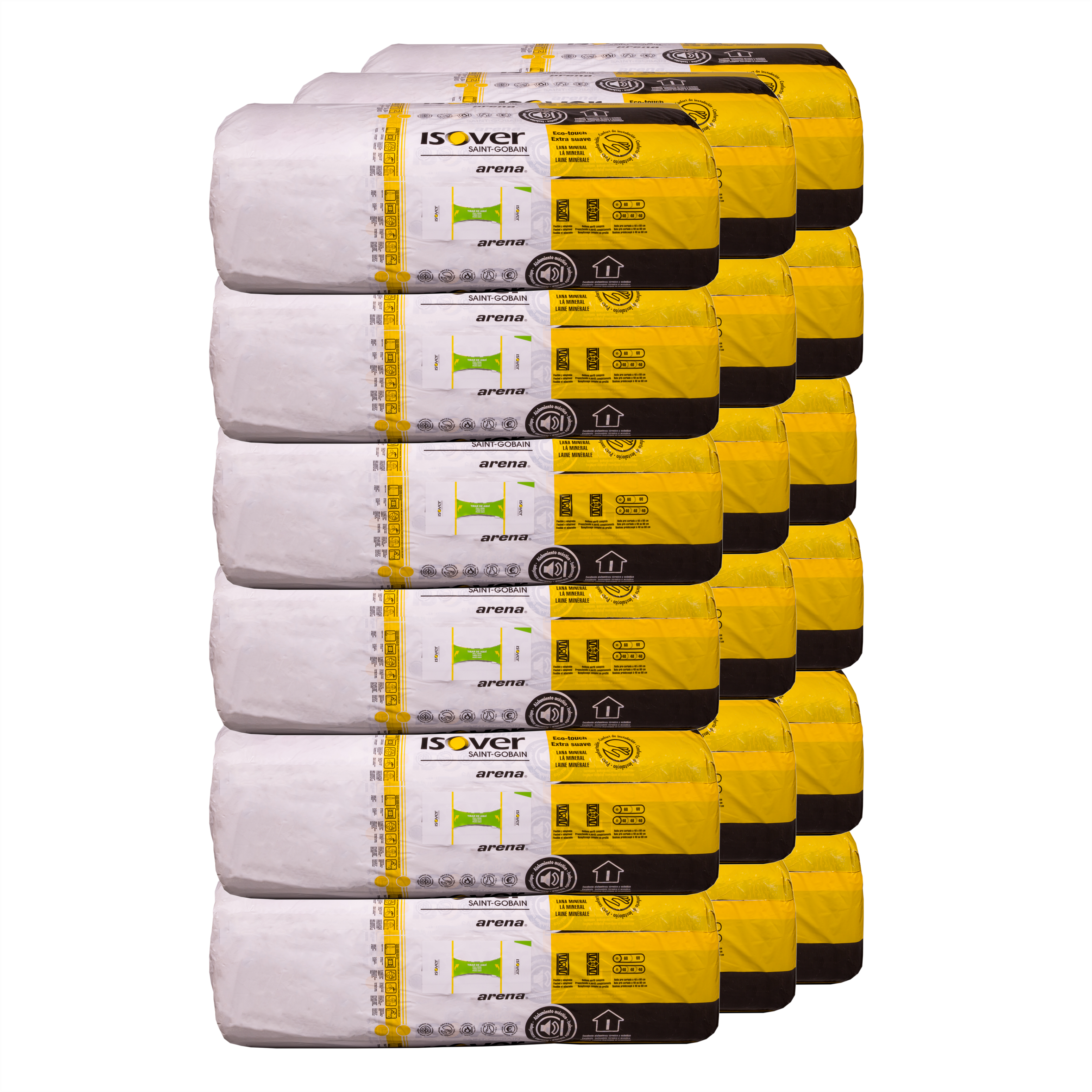 Pallet 18 paquetes (194,40m2) panel ARENA APTA Espesor 48mm 1,35x0,4m R ...