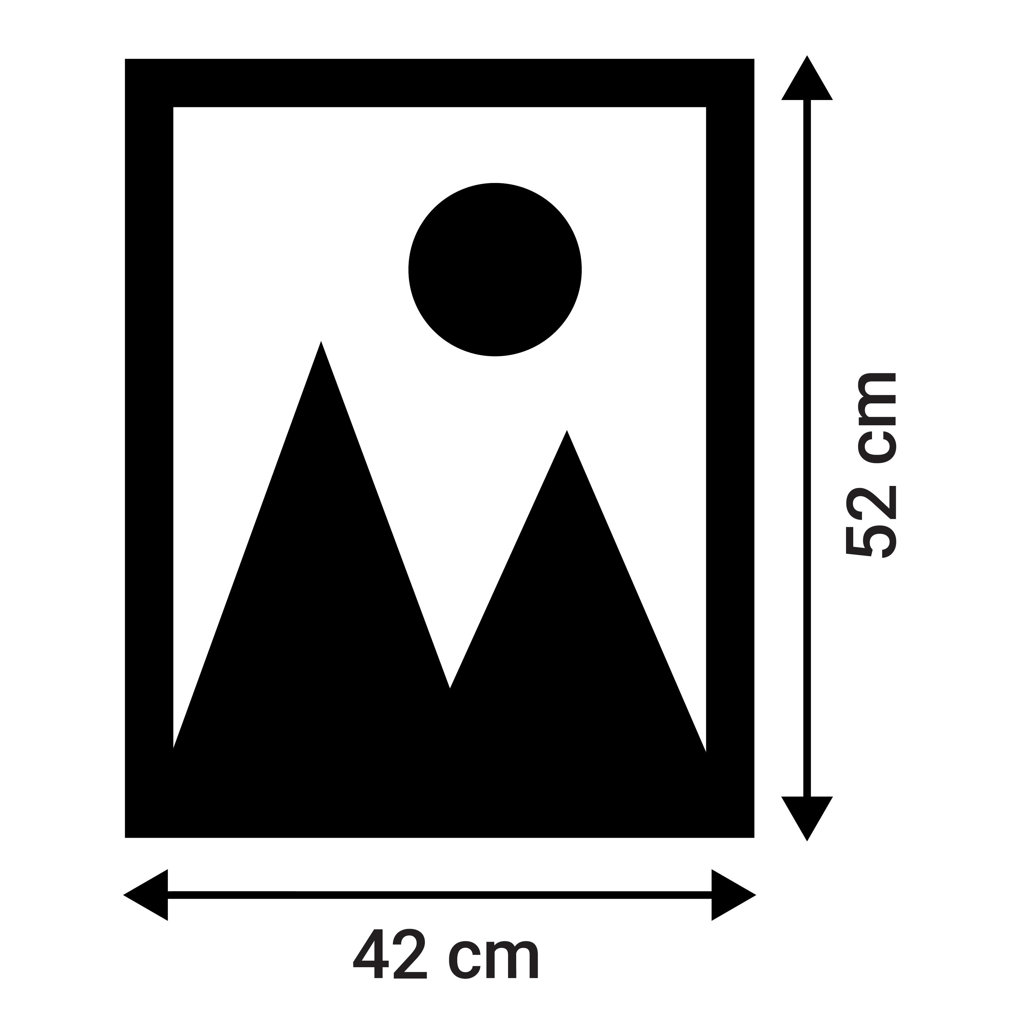 Cuadro con marco Sea Horse rojo, verde y blanco 42 cm x 52 cm | Leroy ...