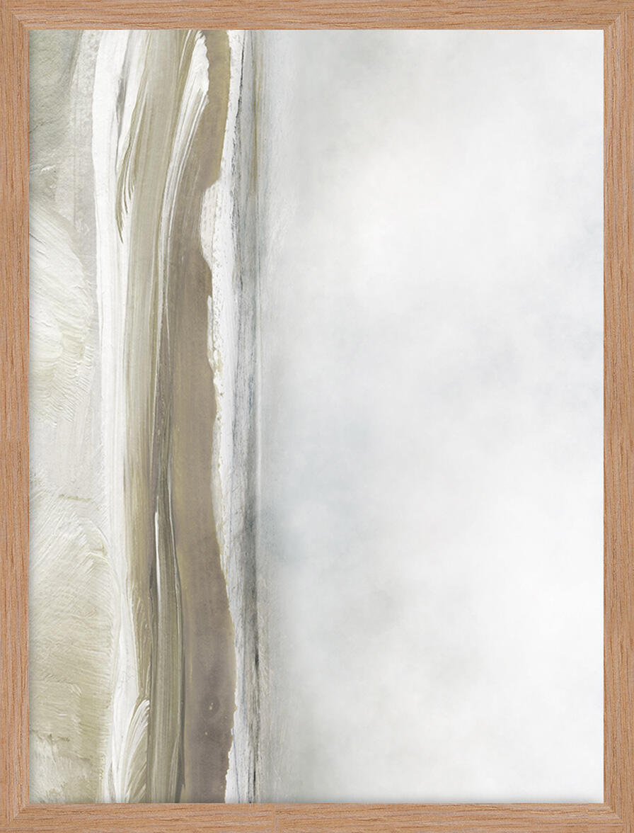 Cuadro con marco Bruma marrón y beige 32 cm x 42 cm | Leroy Merlin