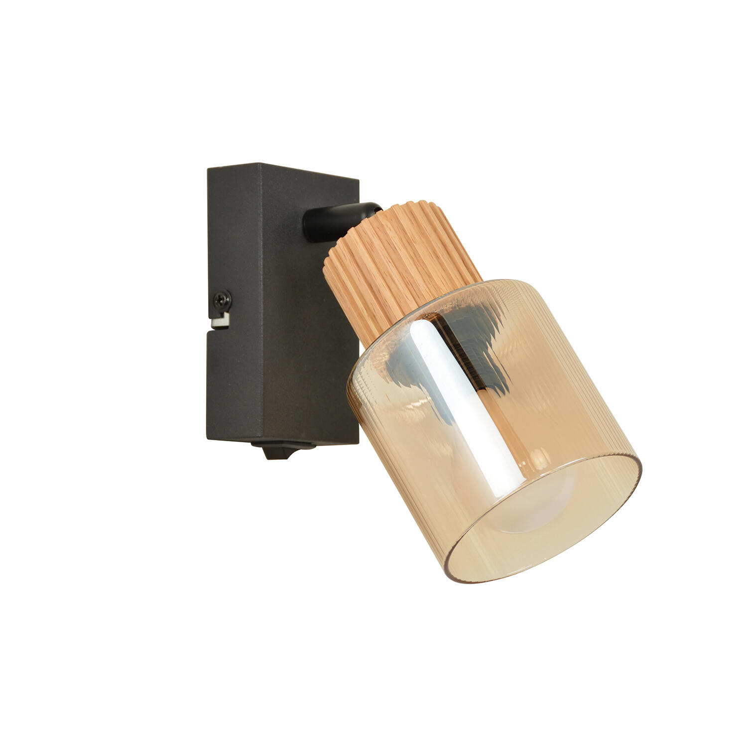 Spot Giovan, verre ambre, E14, COREP | Leroy Merlin