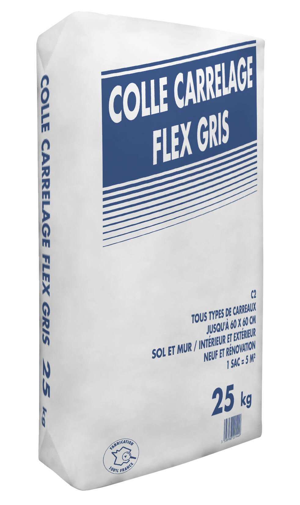 Colle flex C2, grise, sol/mur, intérieur/extérieur, 25 kg, VPI | Leroy ...