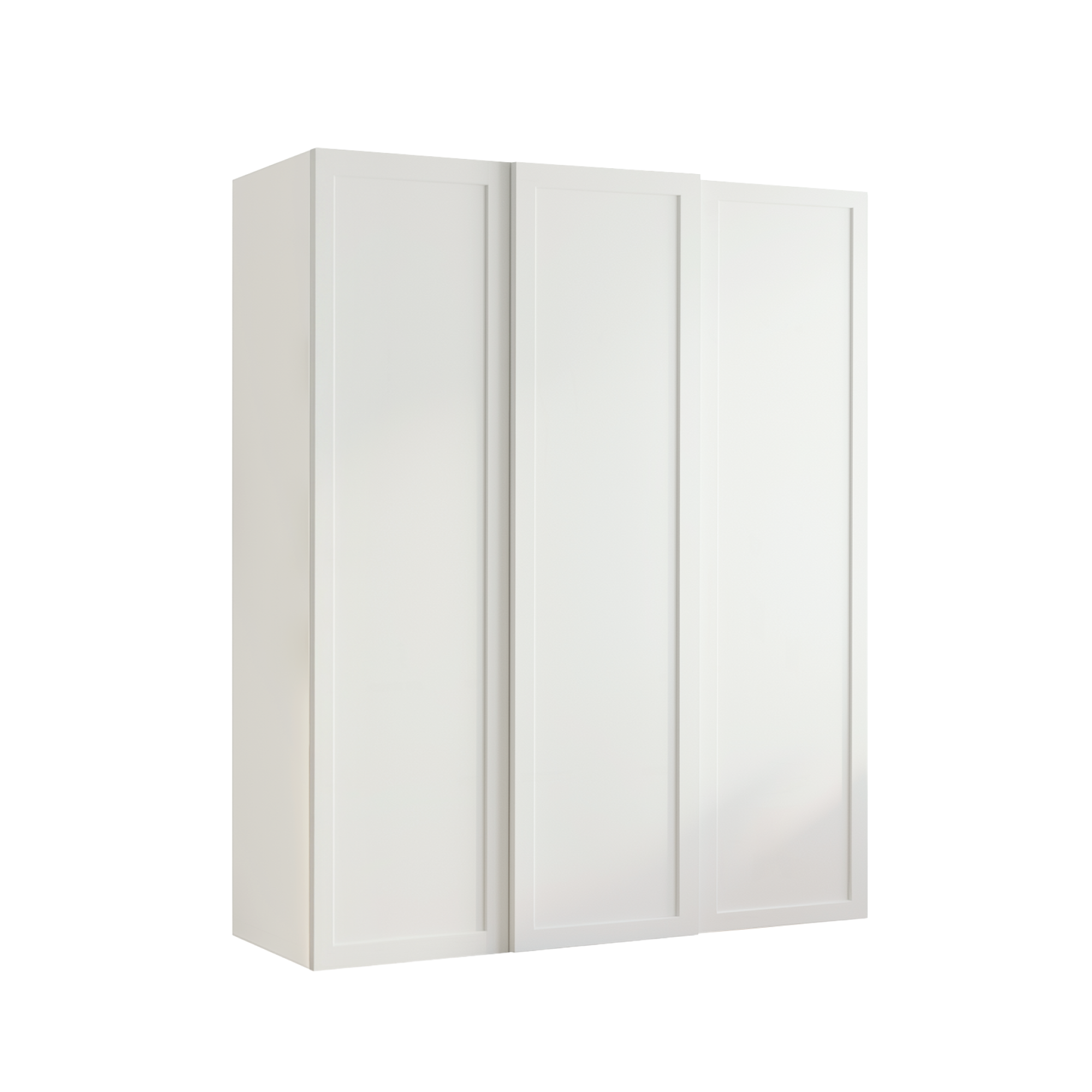 Armario 3 puertas correderas Newport blanco SPACEO Evo'M blanco 180 x ...