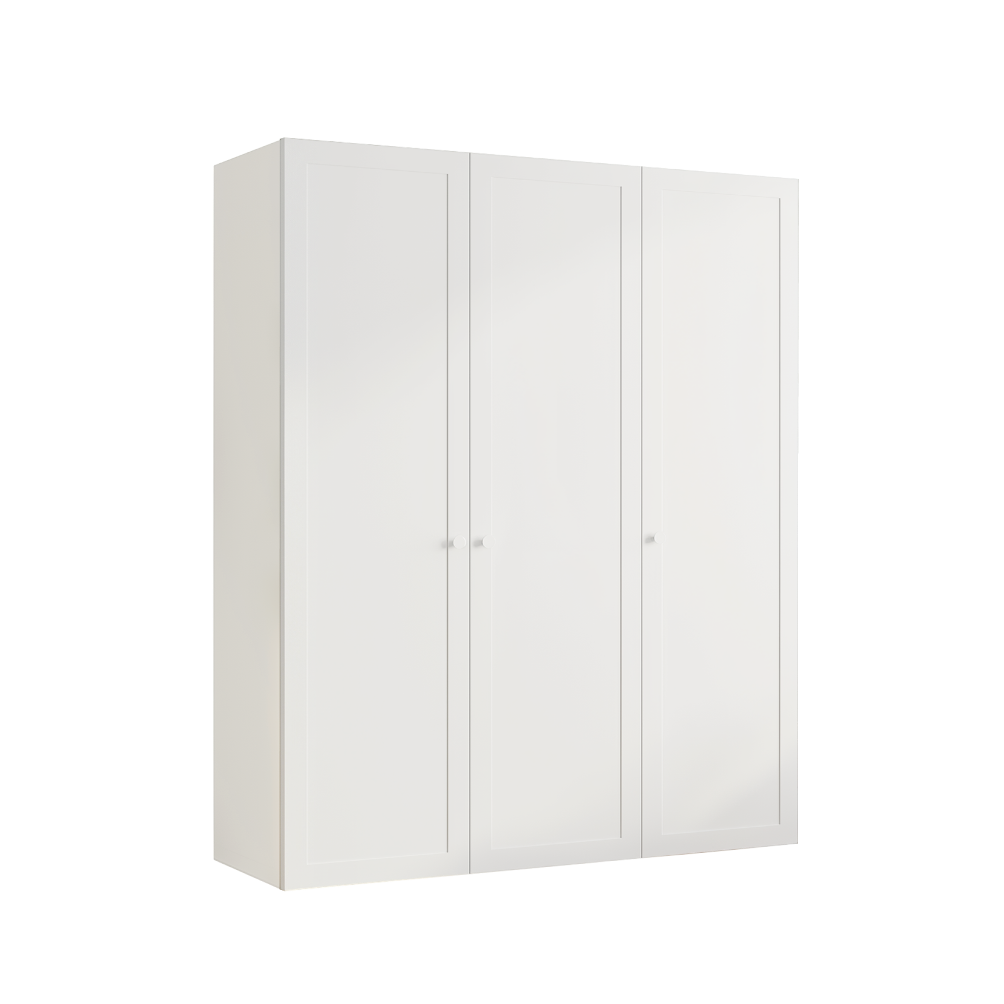 Armario 3 puertas abatibles Newport blanco SPACEO Evo'M blanco 180 x ...