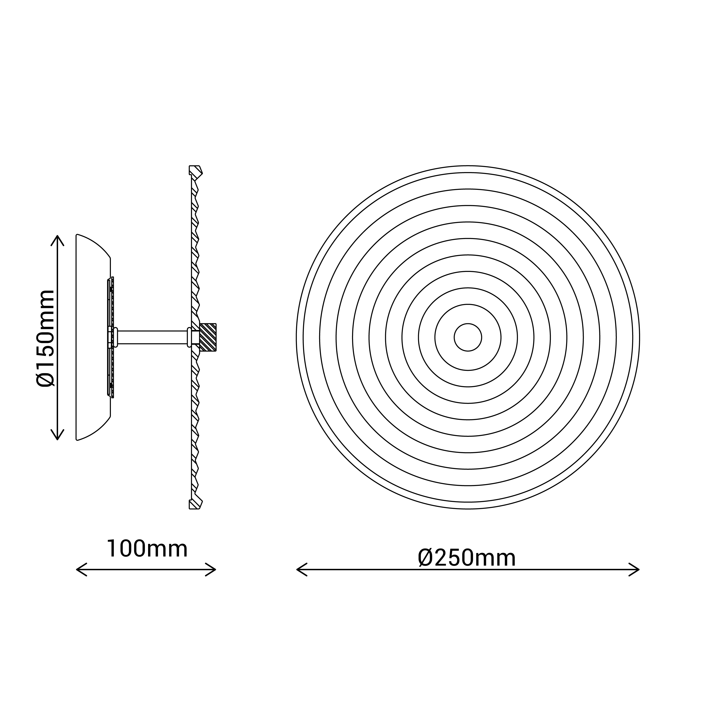 Plafón Dorado 900 lm 25 cm | Leroy Merlin