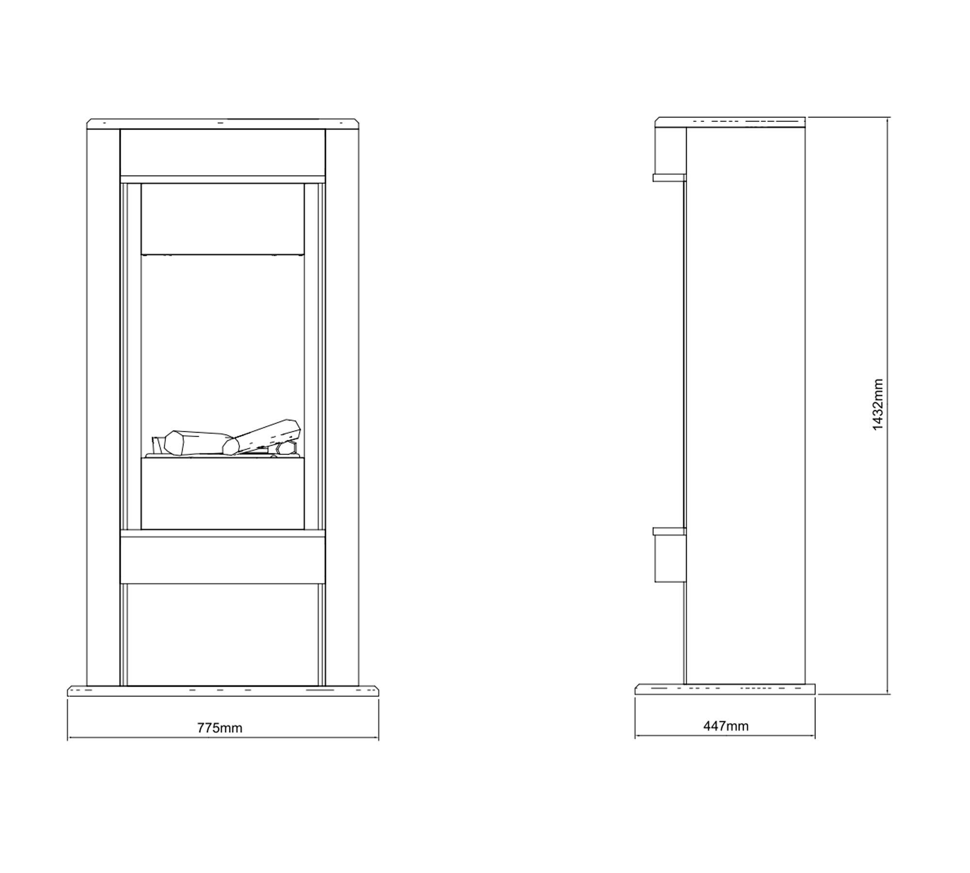 Chimenea eléctrica DIMPLEX Opti-Myst Verdi | Leroy Merlin