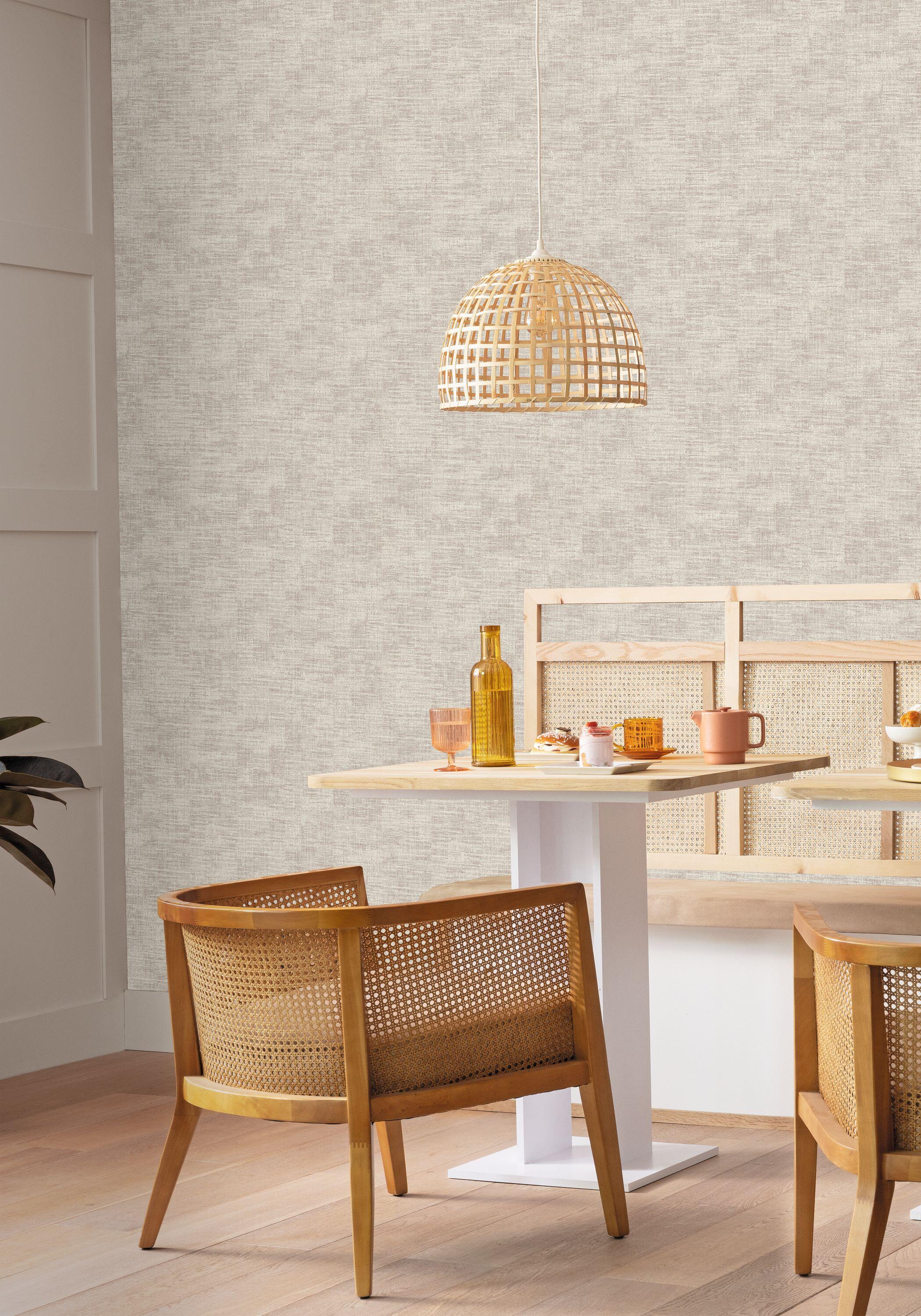 Papel pintado vinílico Difuminado beige 0,53x10,05 metros | Leroy Merlin