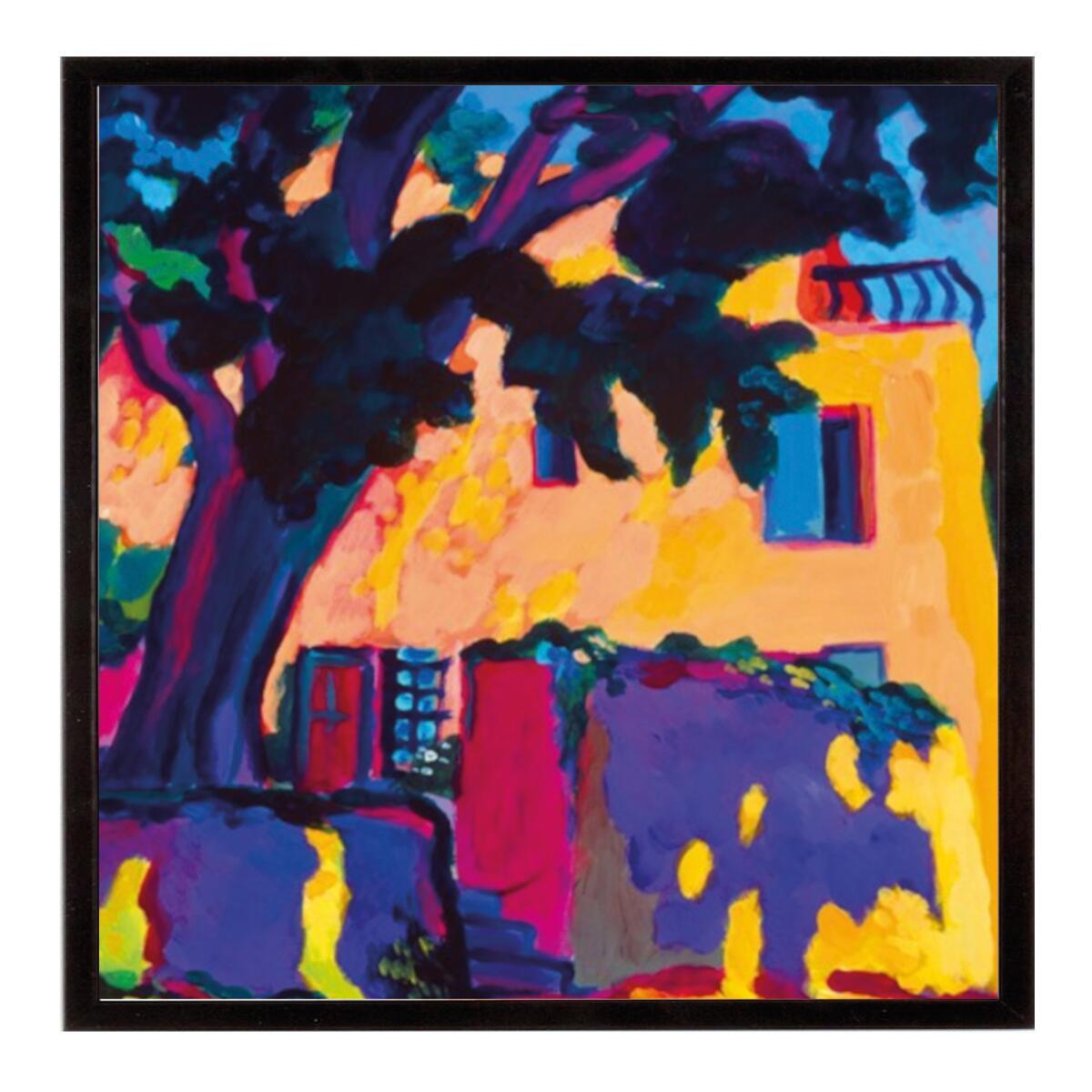 Stampa incorniciata A Shady Corner nero 60.7 x 60.7 cm | Leroy Merlin