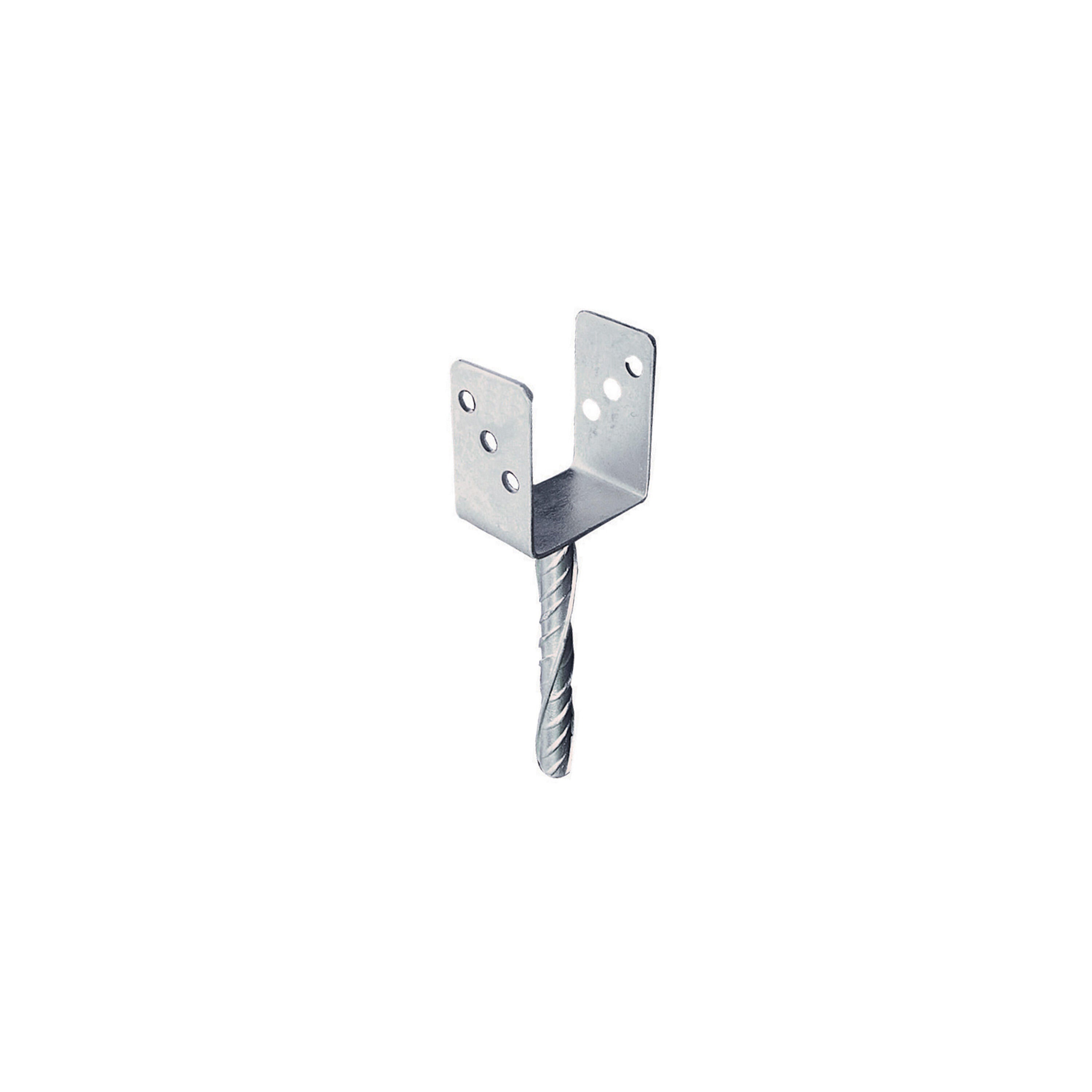 Support à sceller acier galvanisé en Y gris, CERLAND, H.30 x L.9 x l.9 ...