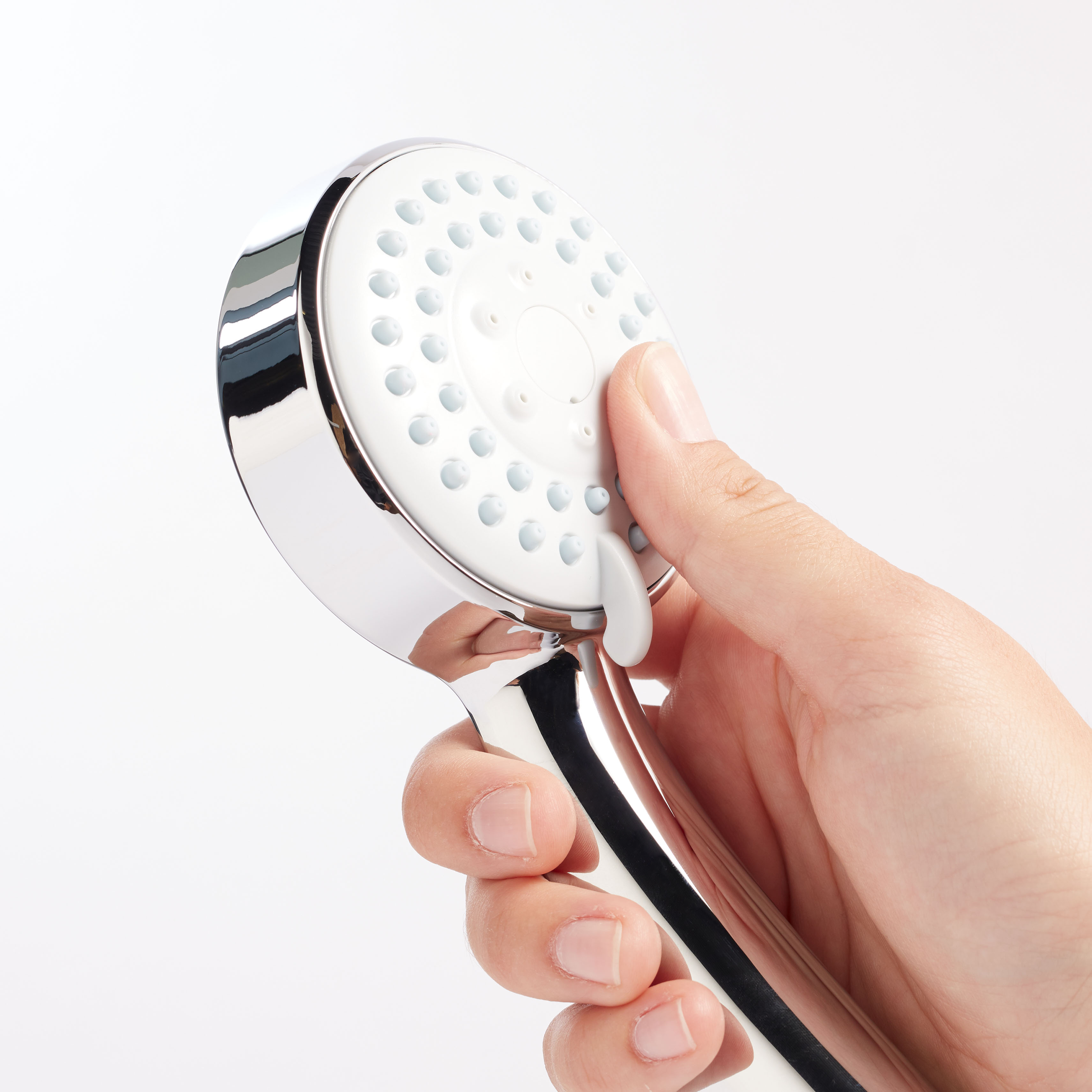 Pommeau de douche 3 jets, flexible et barre chrome SENSEA | Leroy Merlin