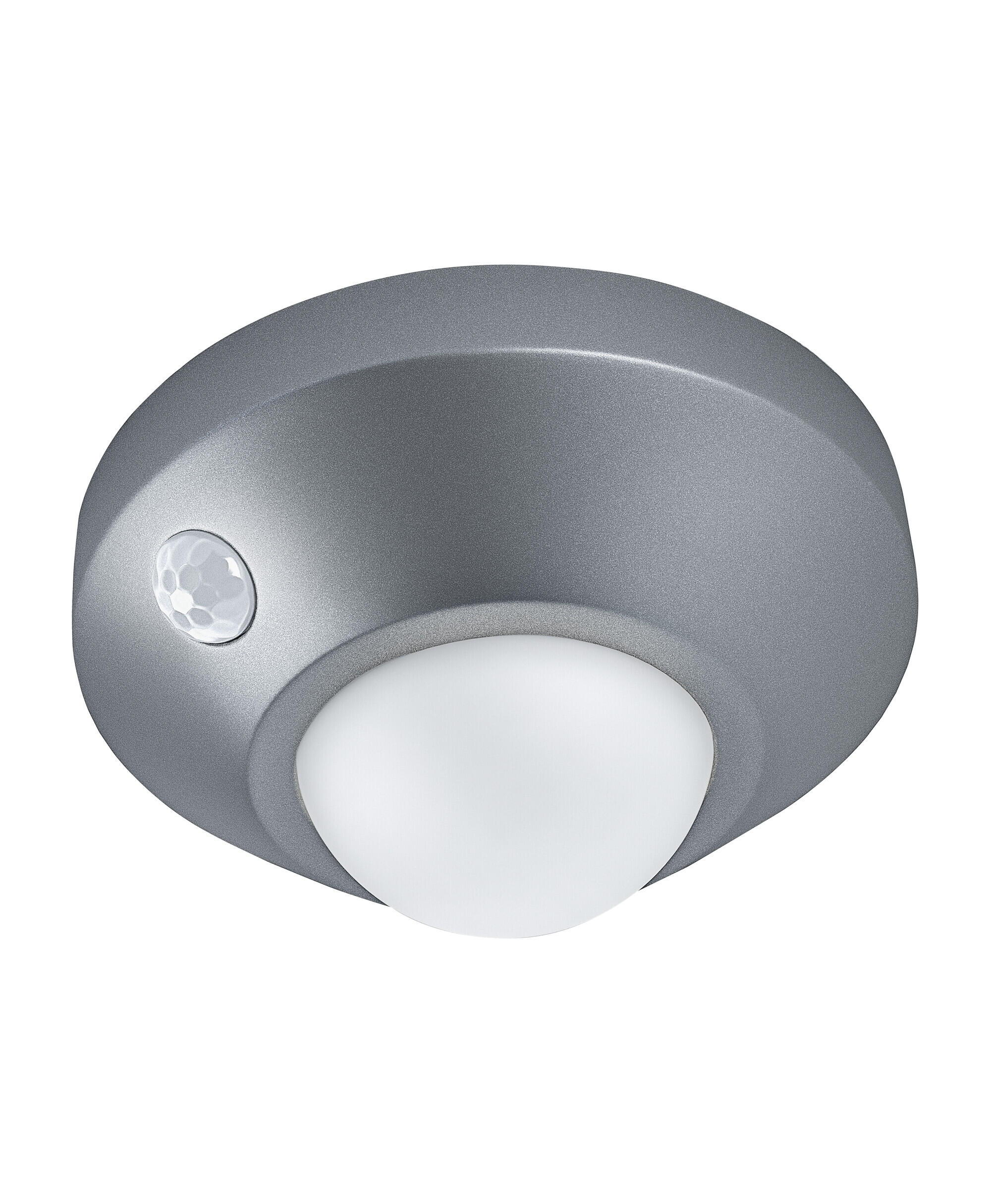 Luz nocturna gris a pilas para techo 1.7W 105 lm luz neutra 4000K ...