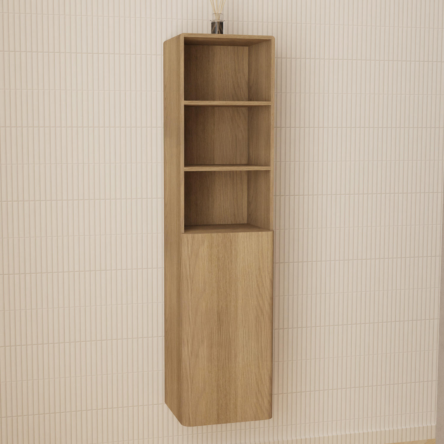 Colonne l.40 x H.160 x P.30 cm effet chêne naturel Opera | Leroy Merlin