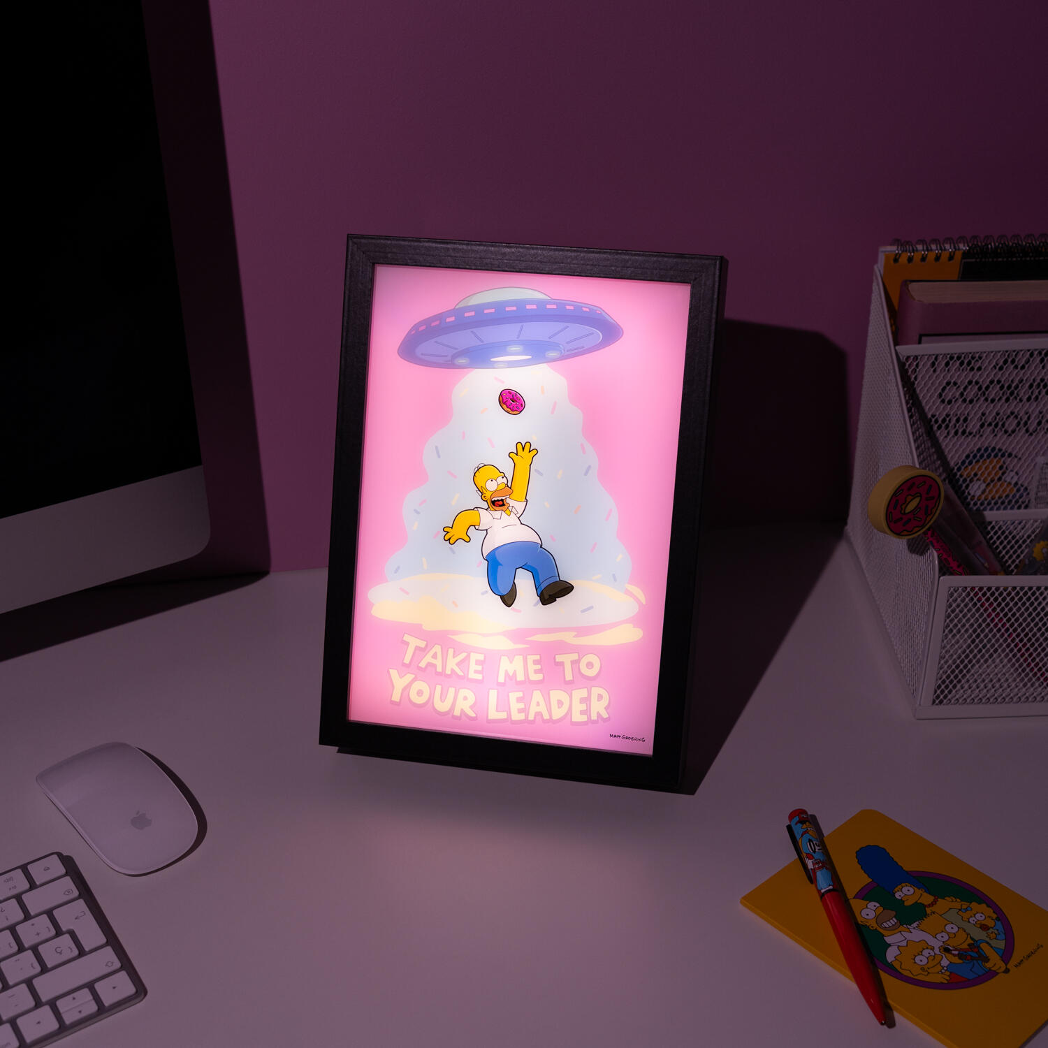 Cuadro con marco The Simpsons 20.8 cm x 31.4 cm | Leroy Merlin