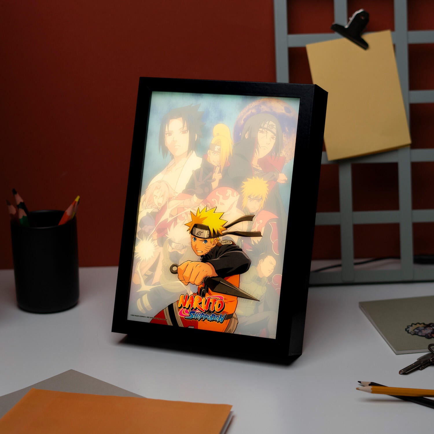 Cuadro con marco Naruto 20.8 cm x 31.4 cm | Leroy Merlin