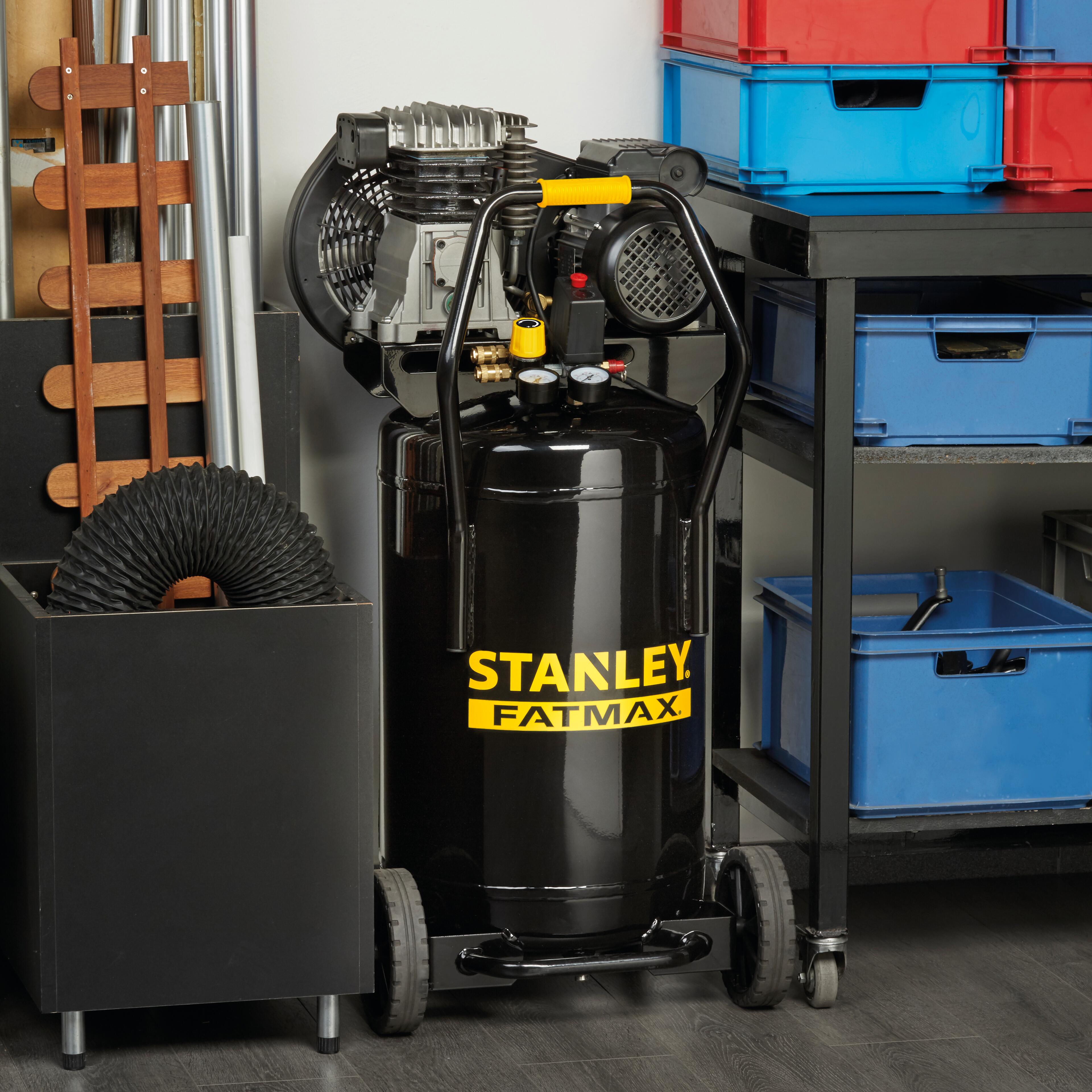 Compressore a cinghia STANLEY FATMAX B 350/10/90V, 3 hp, 10 bar, 90 ...