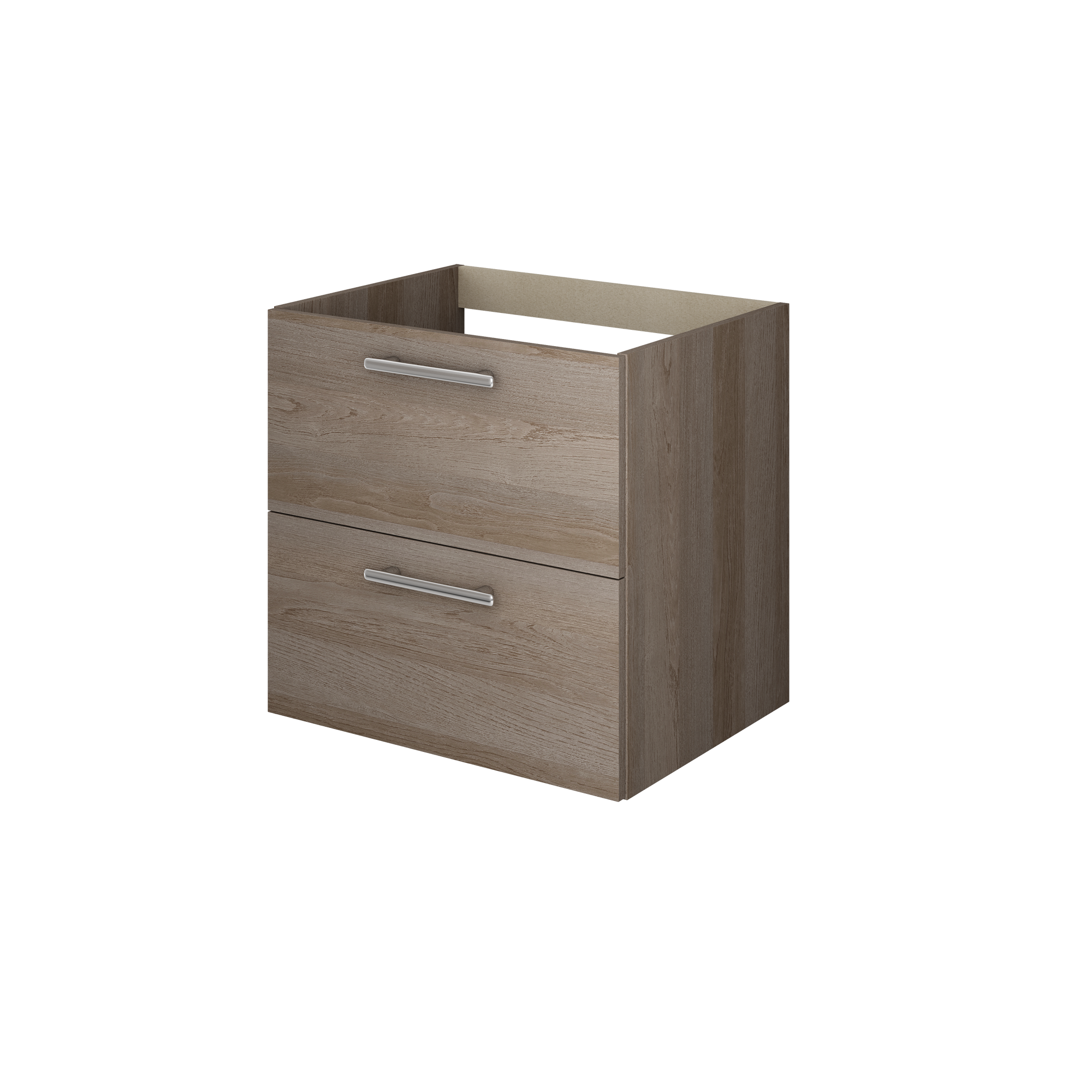 Mueble de baño REMIX2 roble gris 60x45 cm (lavabo no incluido) | Leroy ...