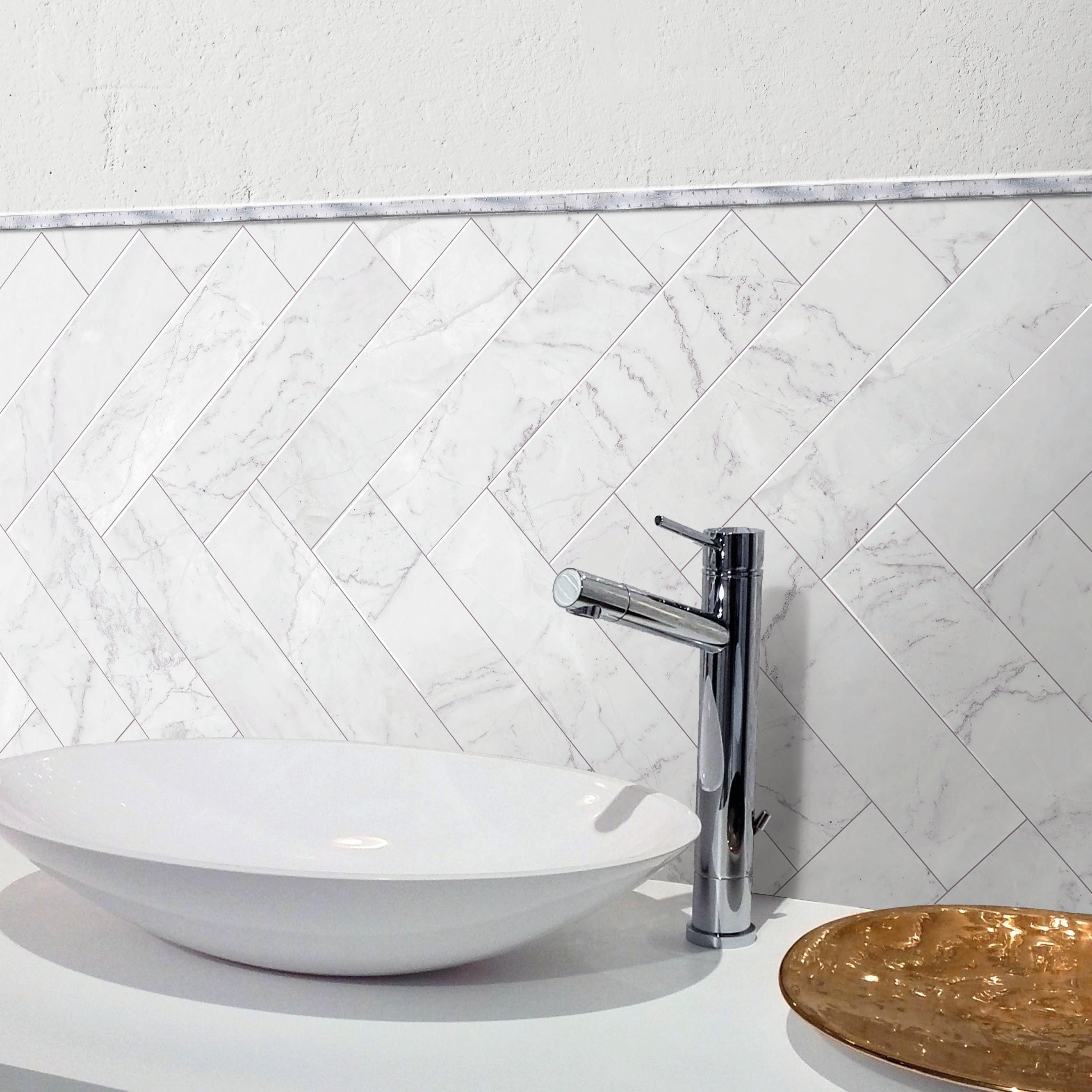 Listello in alluminio Point L 60 x L 8 cm argento | Leroy Merlin