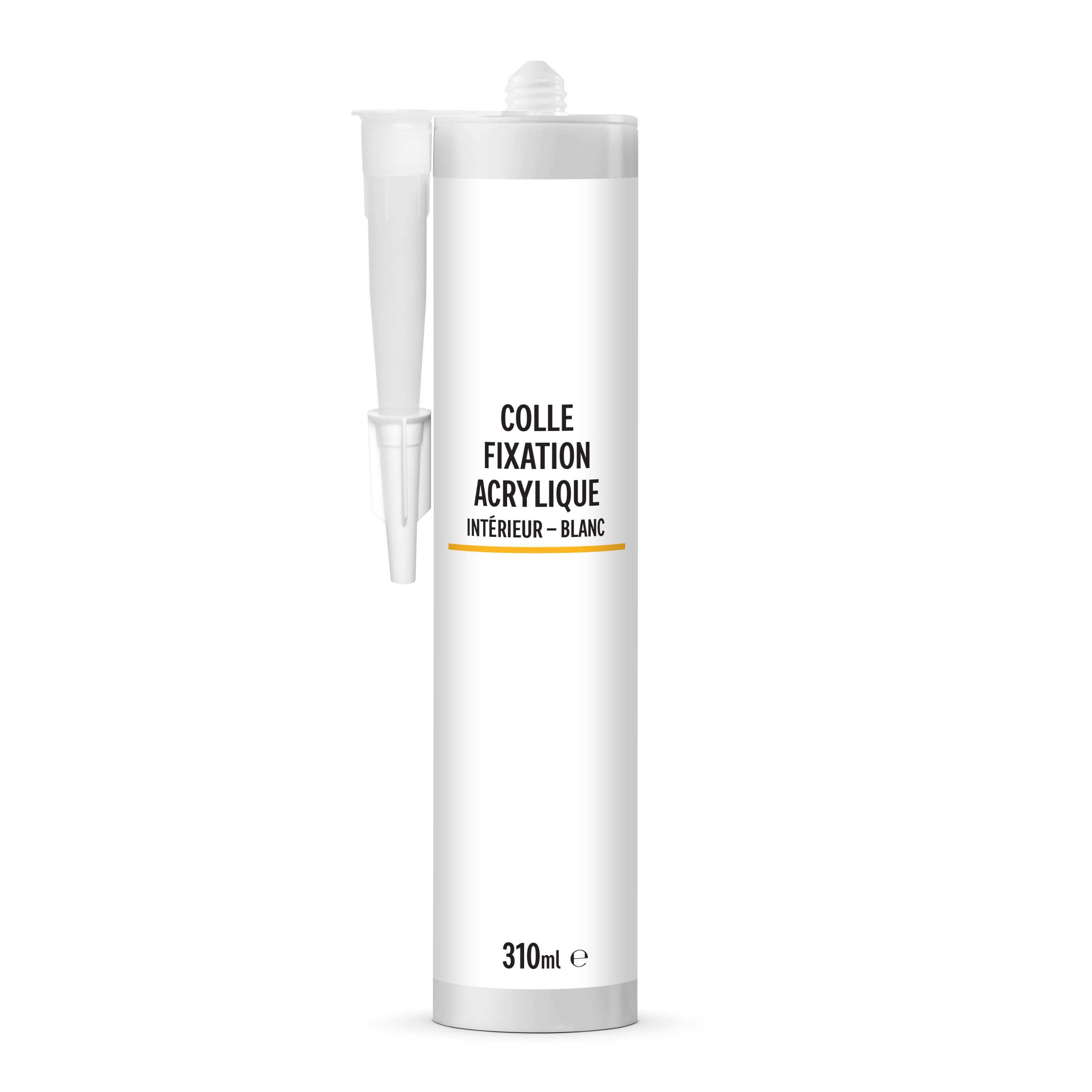 Colle de fixation pâte acrylique, 310ml blanc | Leroy Merlin