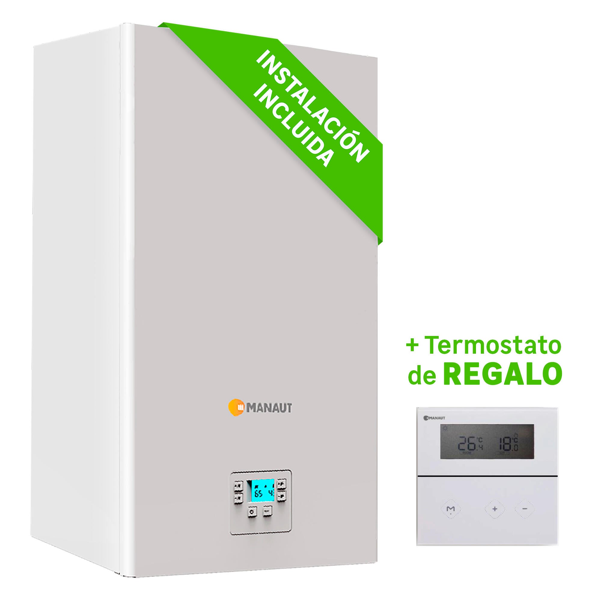 Caldera de condensación gas natural MANAUT Myto Connect 25S 25kw con ...