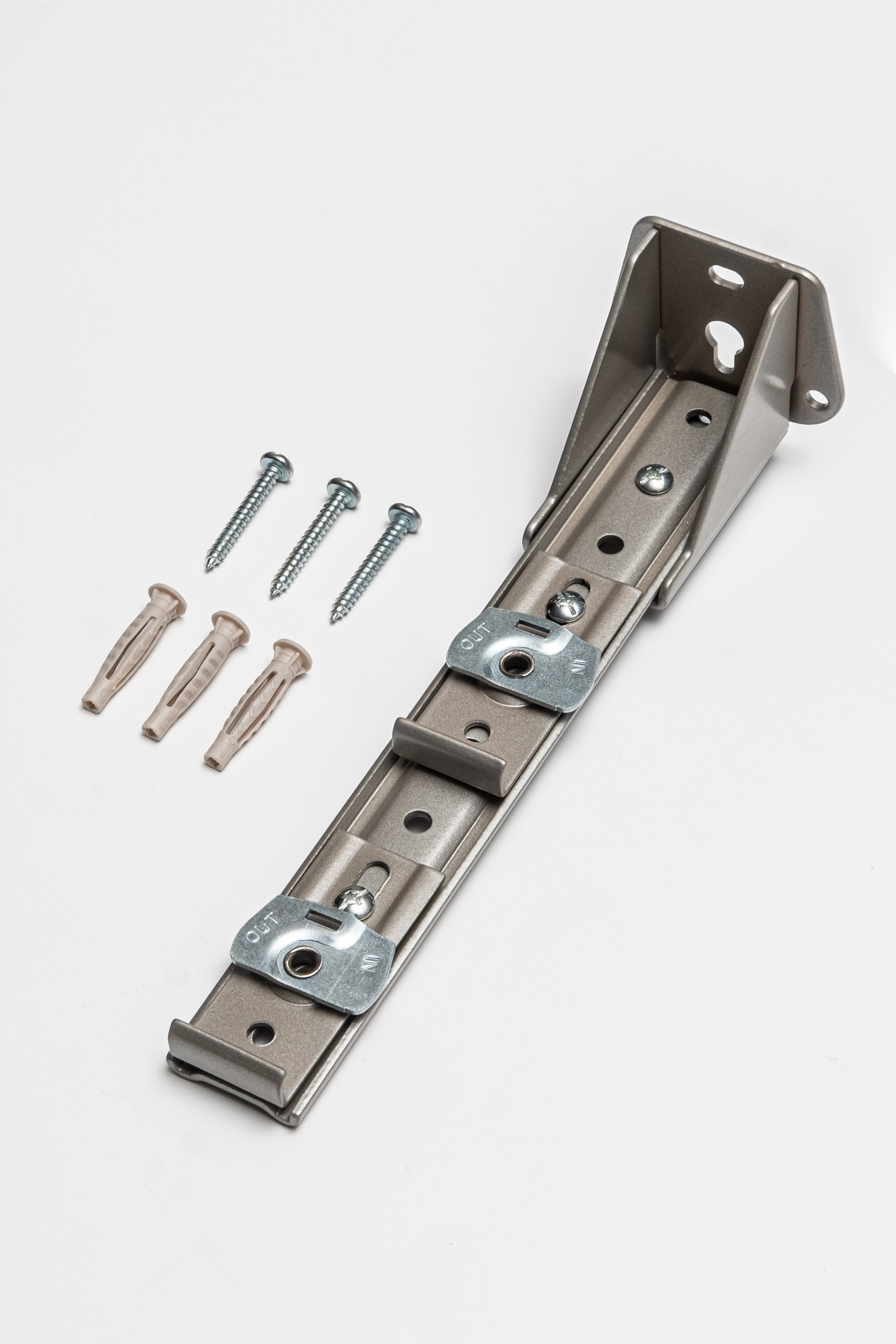 2 supports double mur gris Extens, 20 à 23 cm | Leroy Merlin