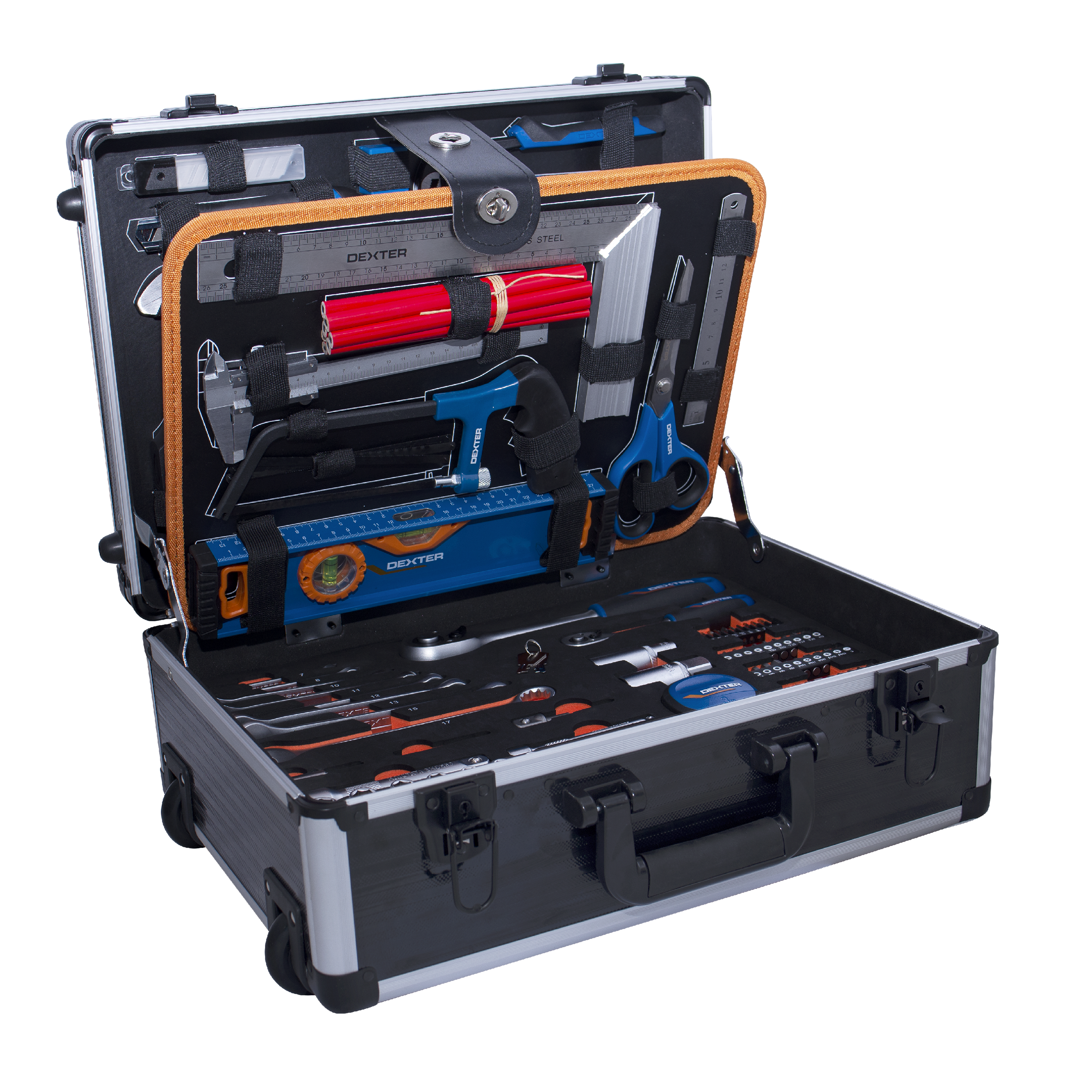 Maletín herramientas DEXTER - 150 piezas | Leroy Merlin