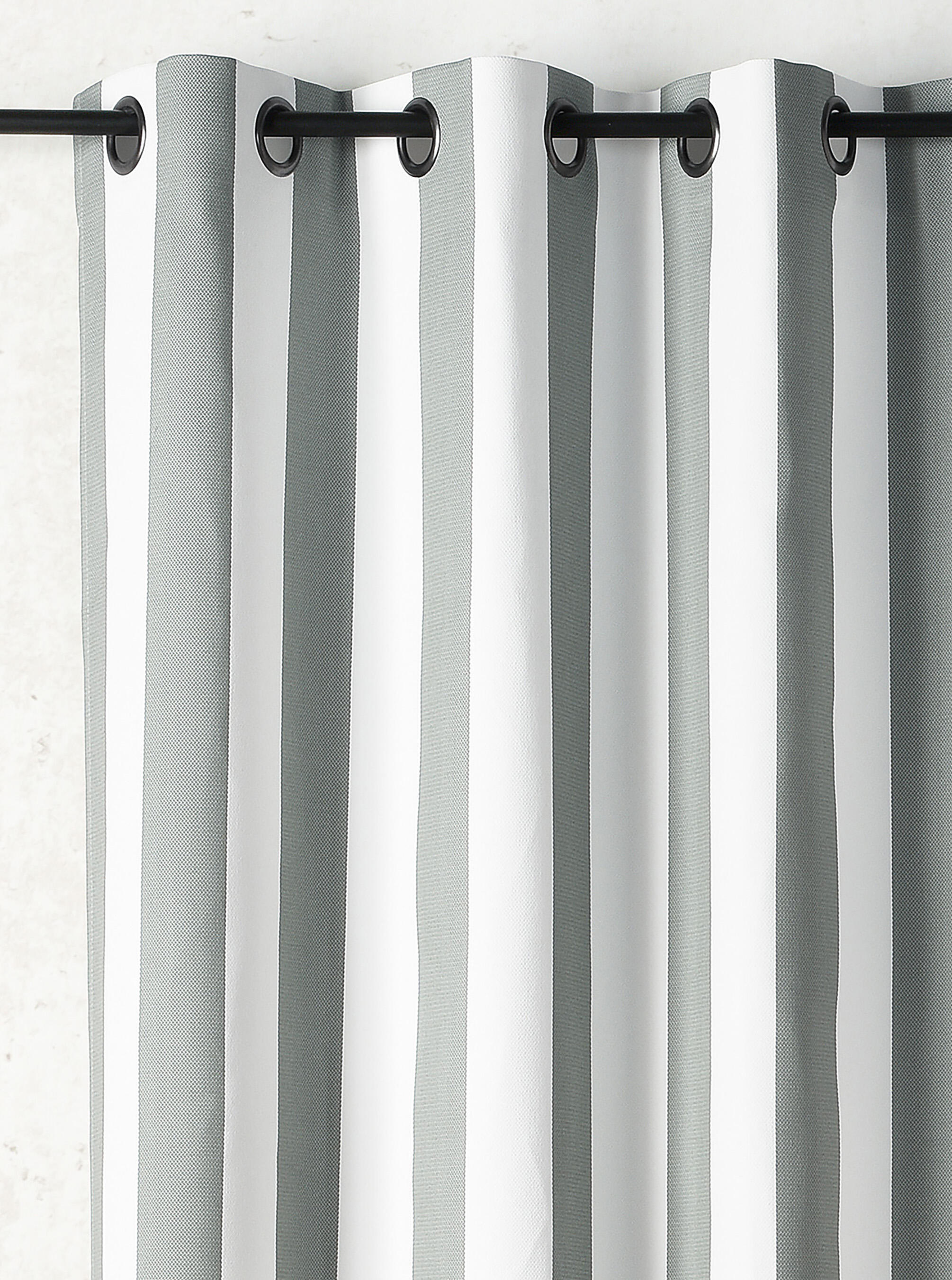Rideau tamisant, Ponant, vert H.265 x l.140 cm | Leroy Merlin