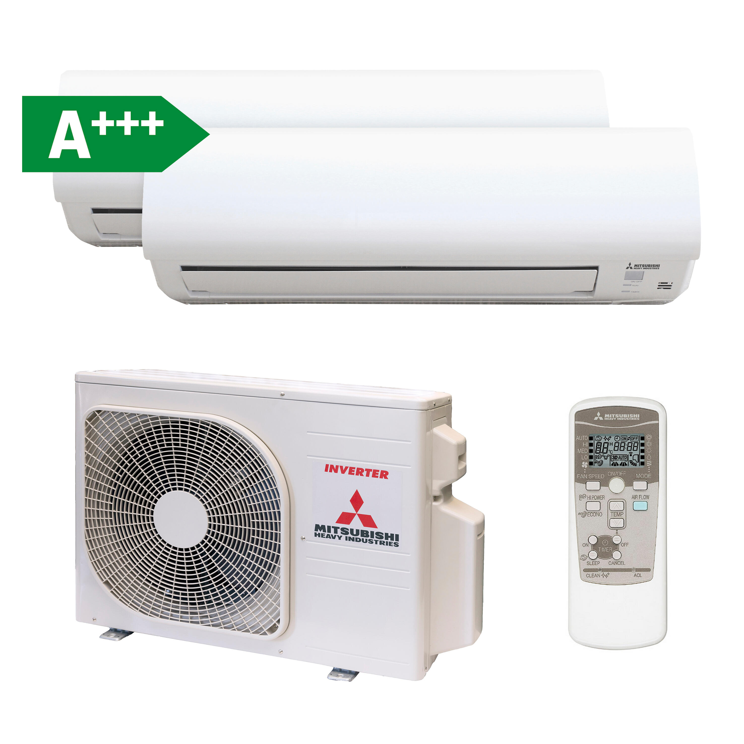 Aire acondicionado inverter multisplit 2x1 MITSUBISHI LMK 30ZS01-W 15 ...