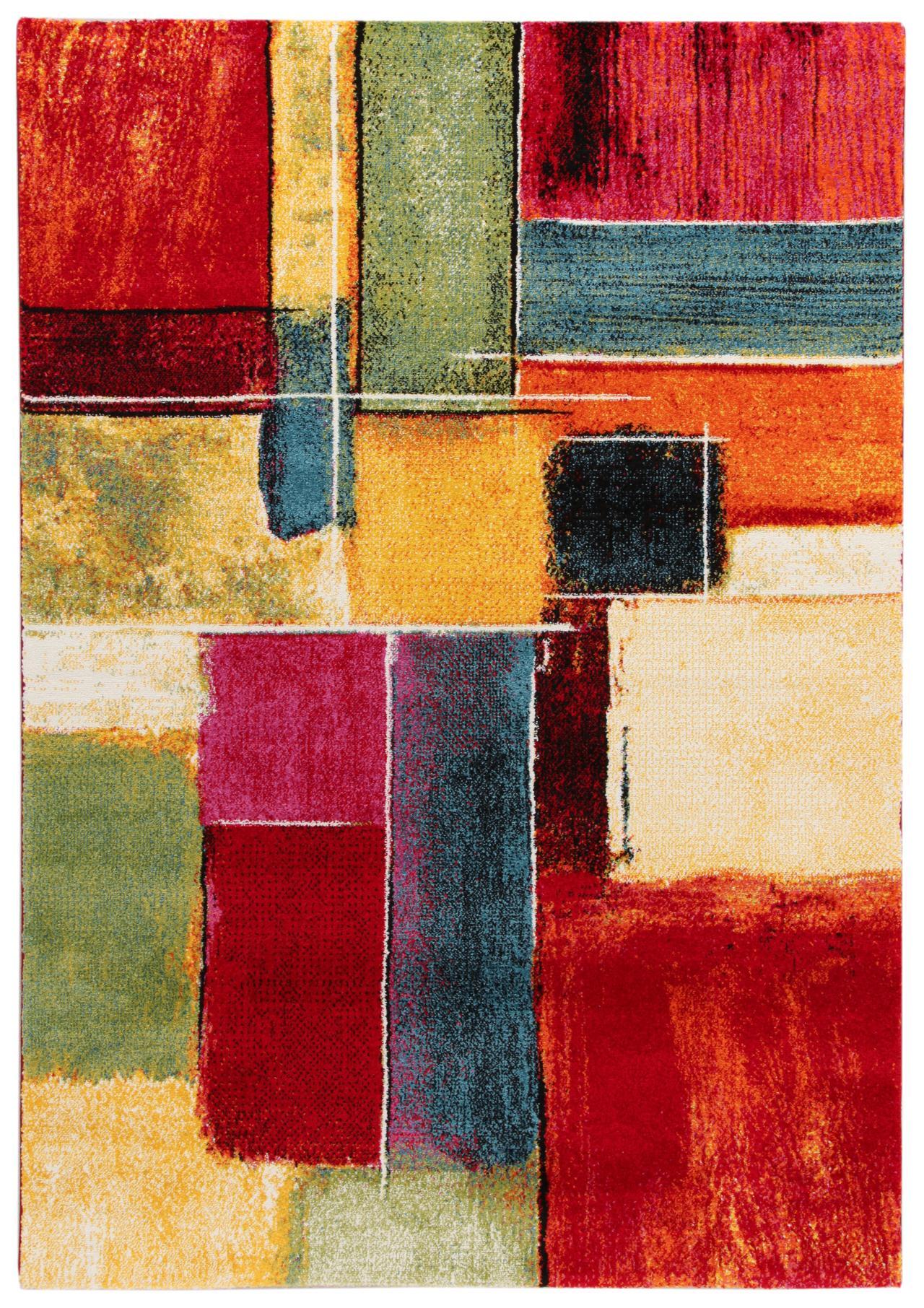 Tappeto Gallery in polipropilene, L 190 x L 133 cm, multicolore | Leroy ...